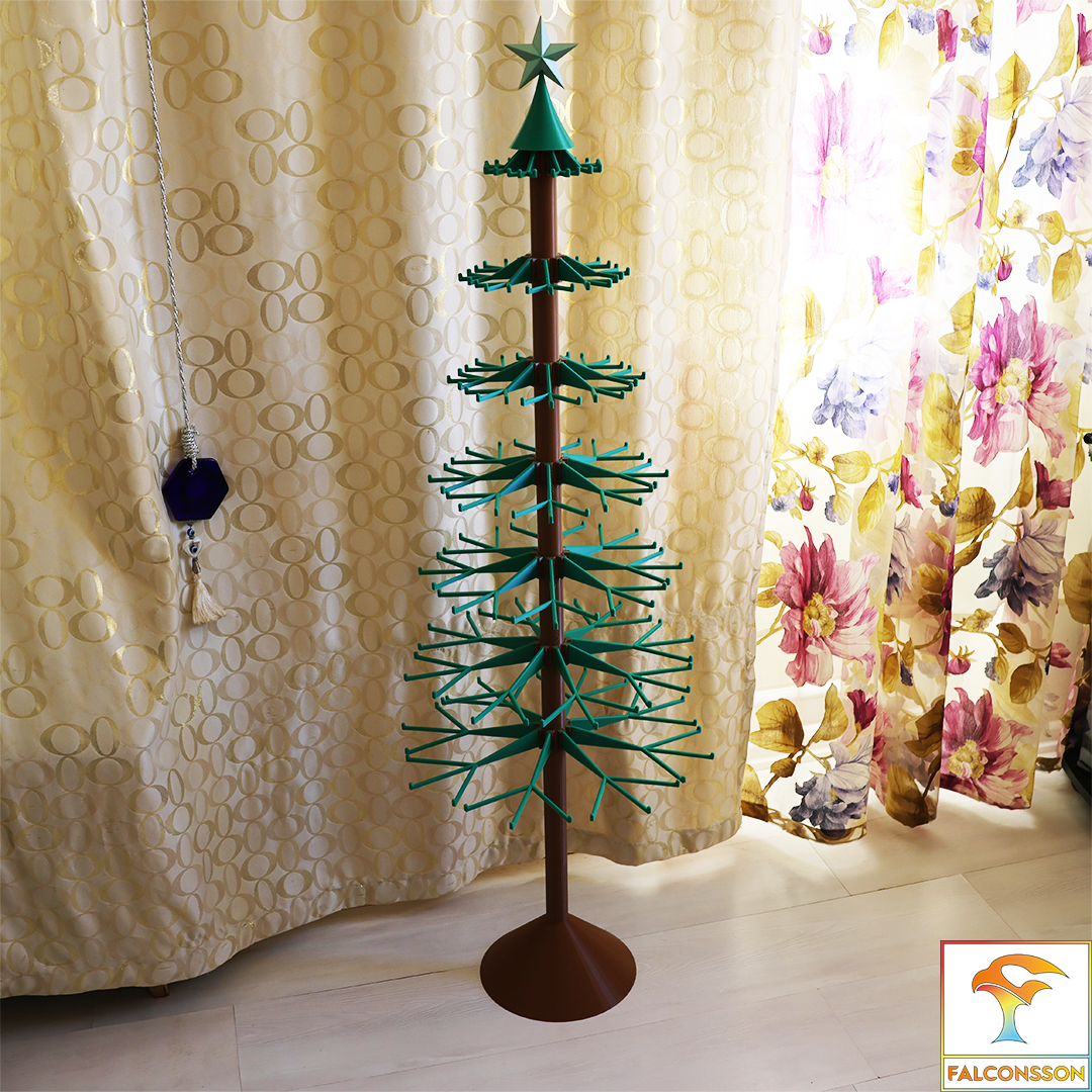 Time for christmas decorations! This is a modular christmas tree design ...