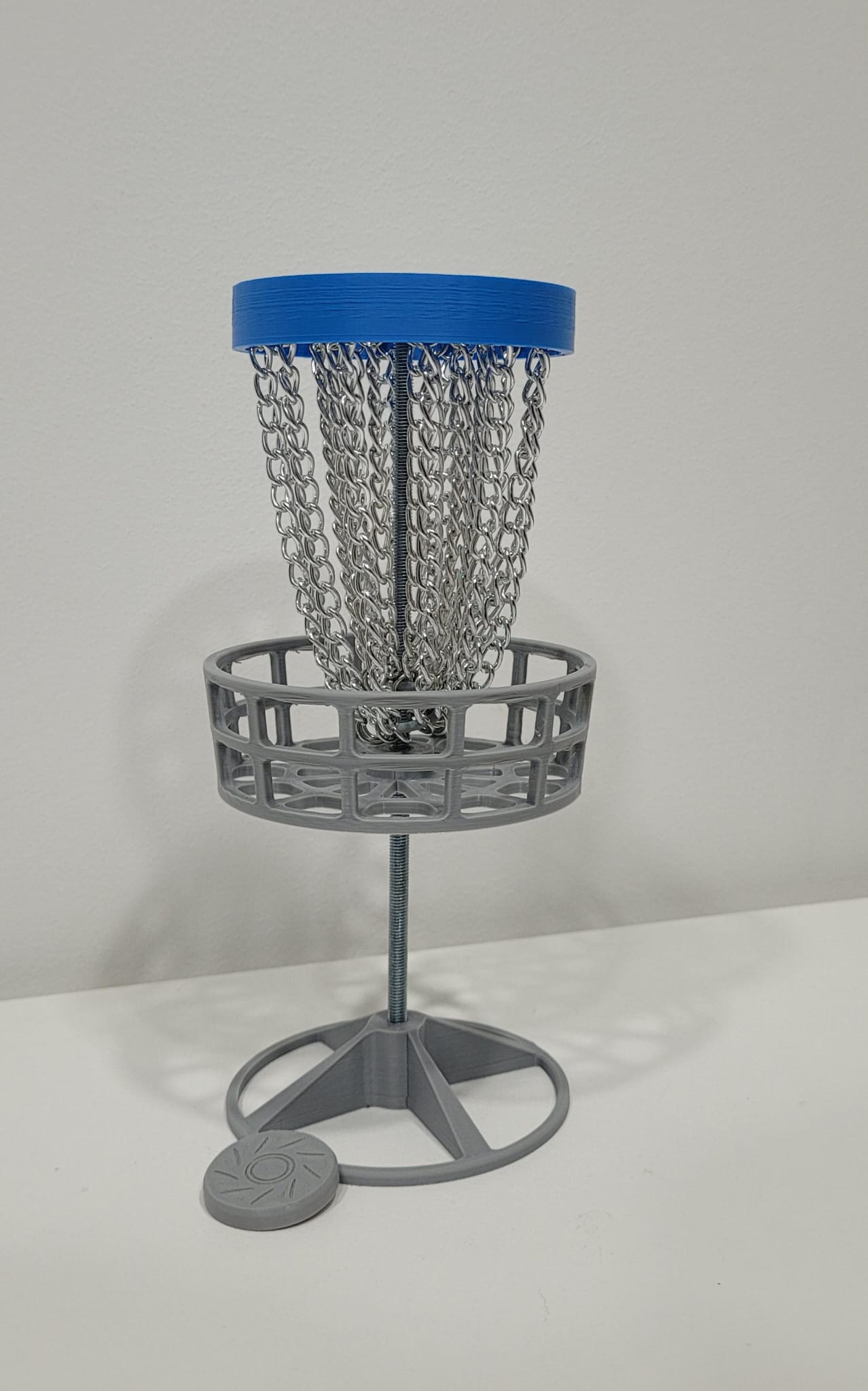 MINI DISC GOLF BASKET 24 CHAINS 1/7 SCALE | 3D models download ...