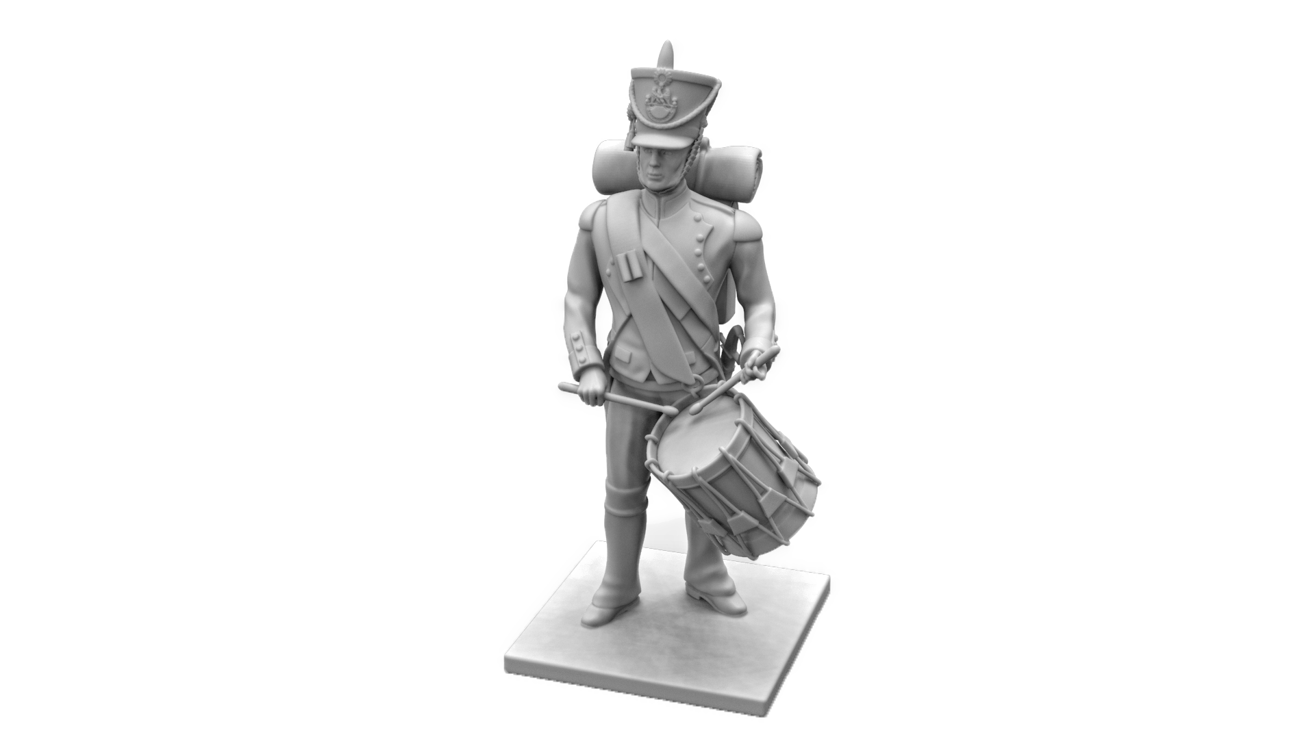 French Artillery Drummer 1809 | 3D models download | Creality Cloud