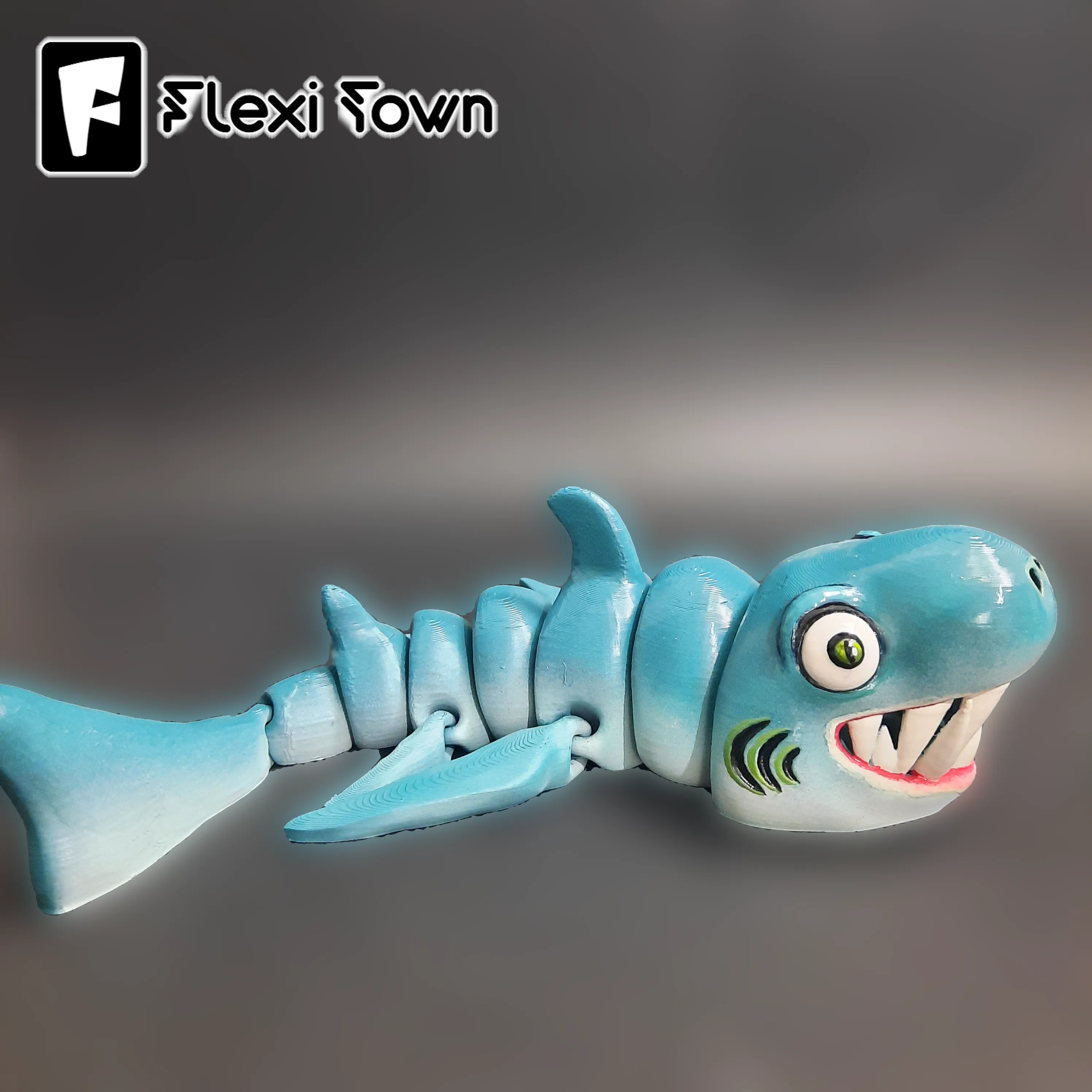 Flexi Print-in-Place Shark | 3D models download | Creality Cloud