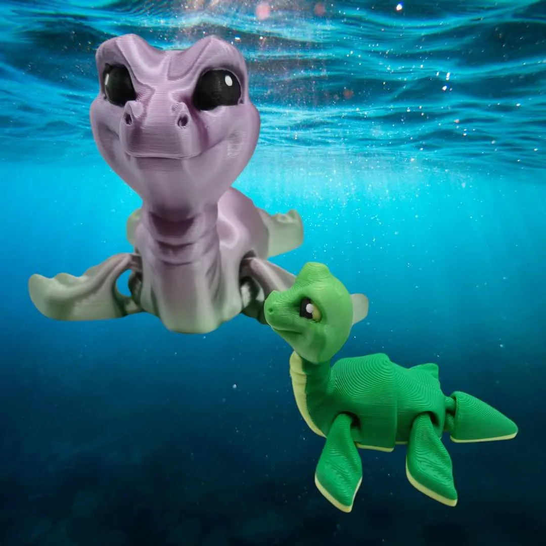 Board Games & Card Games STL Download - Flexible Plesiosaurusby The ...