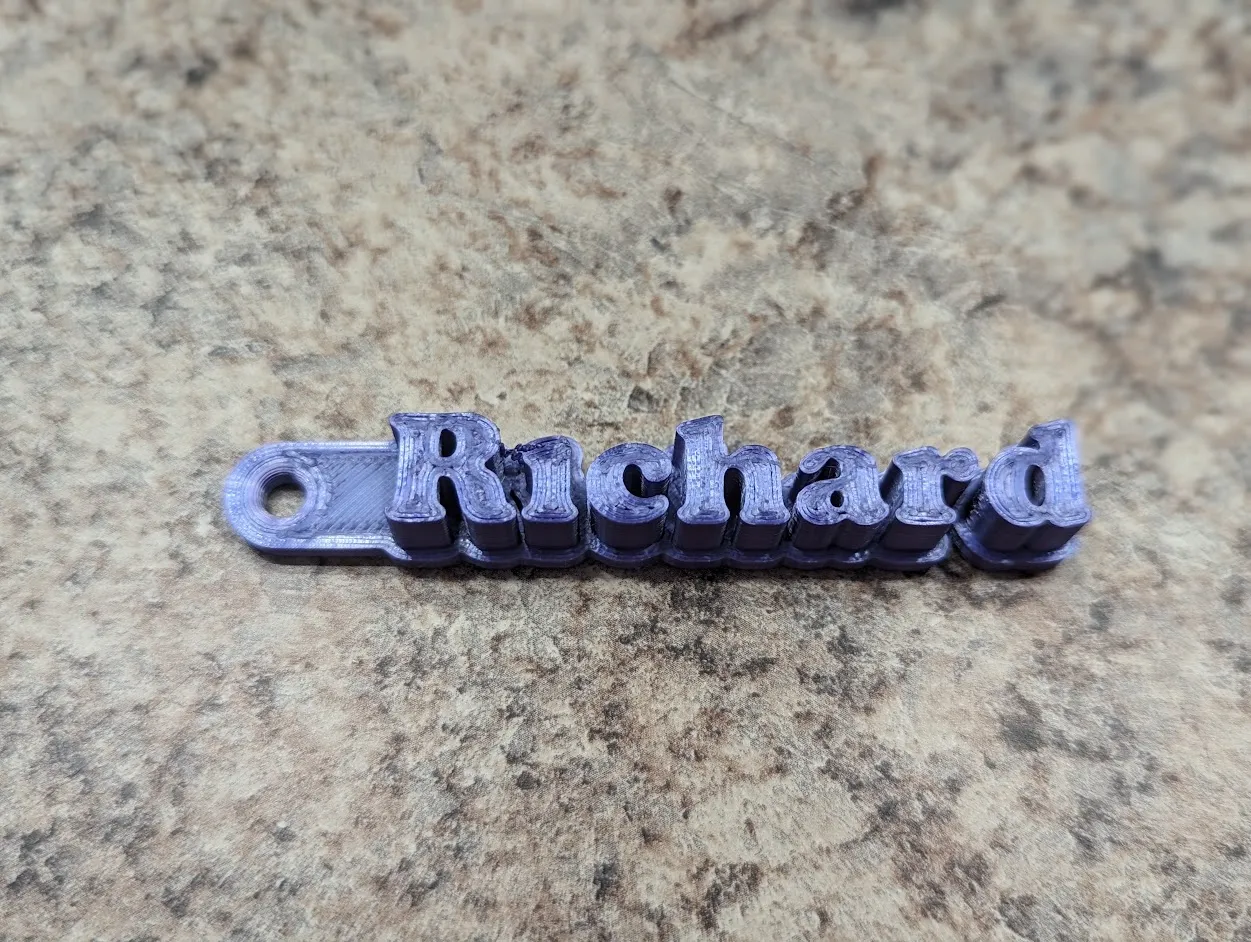 Others STL Download - Richard Keychainby Trash Can Guy