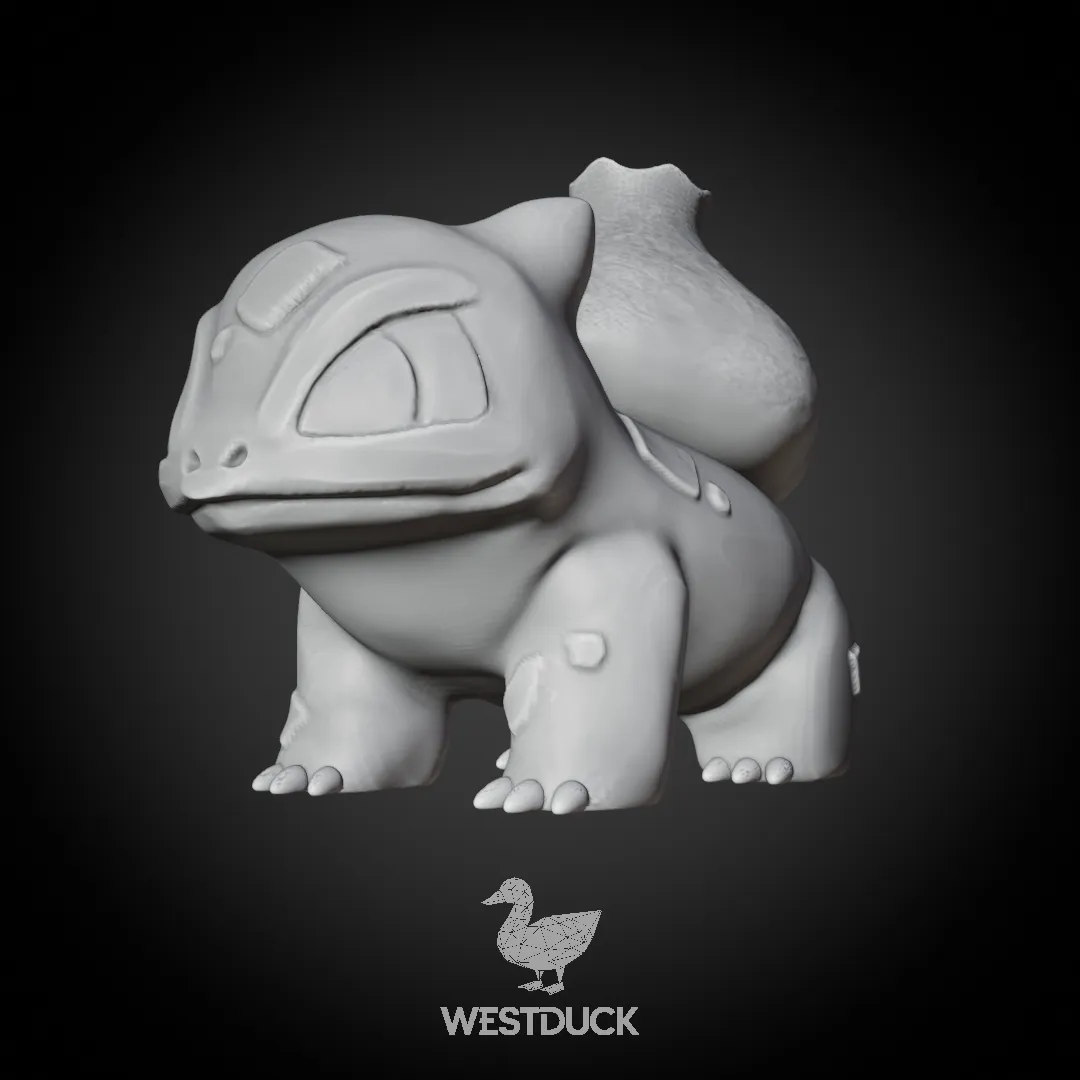 3D Printer Files | 3MF File | Bulbasaur - Pokemon | Creality Cloud