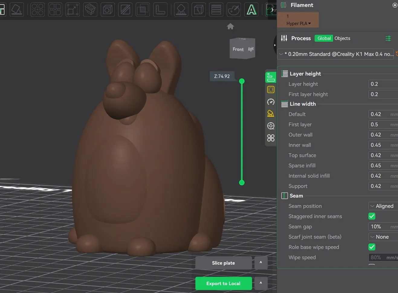3D Printer Files | 3MF File | Dog "Budmuds" Personal Use Only | Creality Cloud