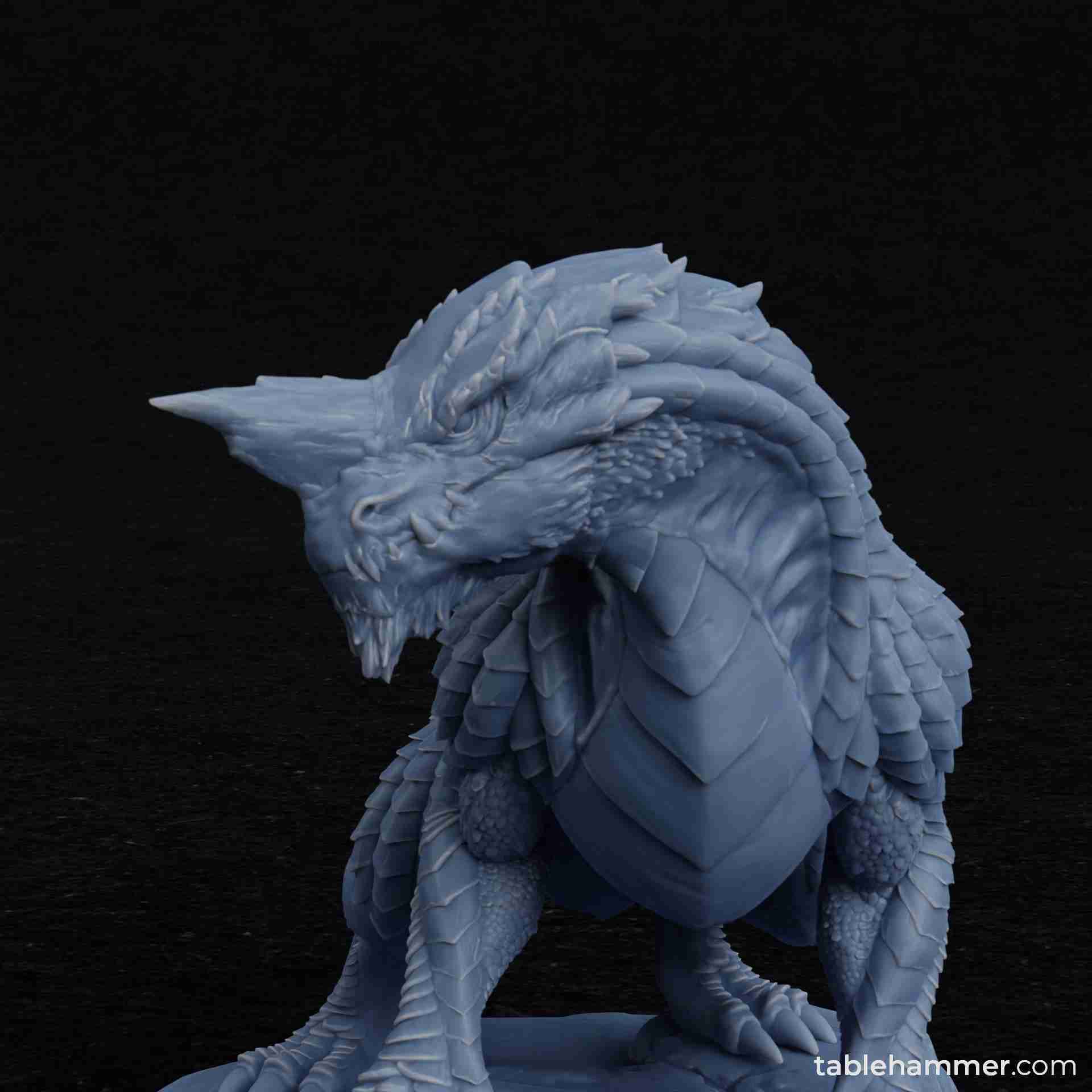 IGNITIUS THE HELLDRAKE (DRAKE/DRAGON CREATURE) | 3D models download ...