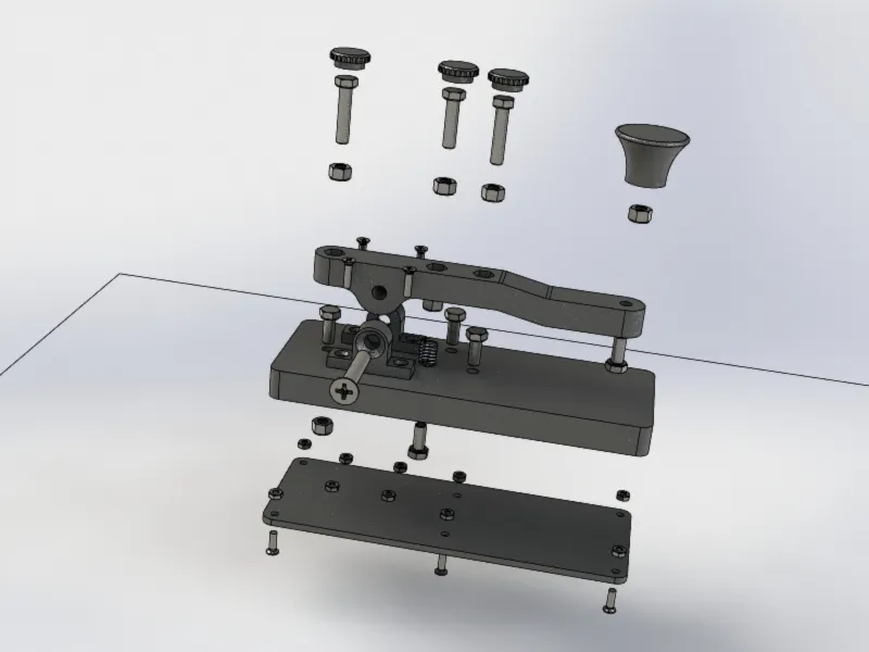 Electronics & RC (Remote Control) STL Download - Straight Key for Morse ...