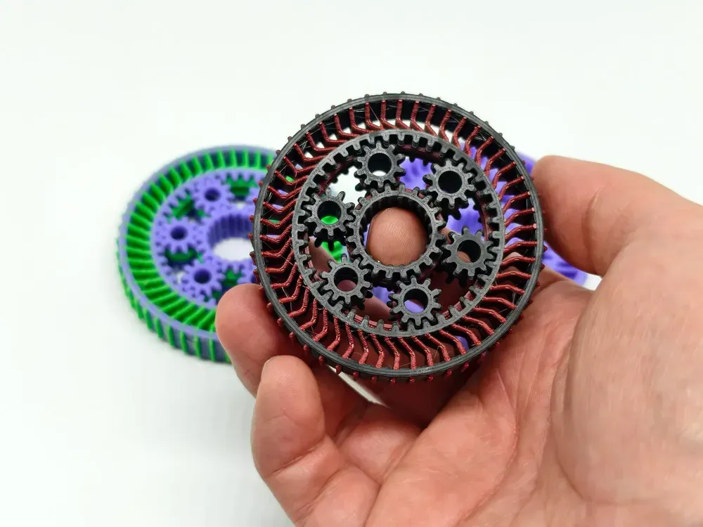 Construction Toys STL Descarga - Engranaje planetario Fidget - MirandaK1C