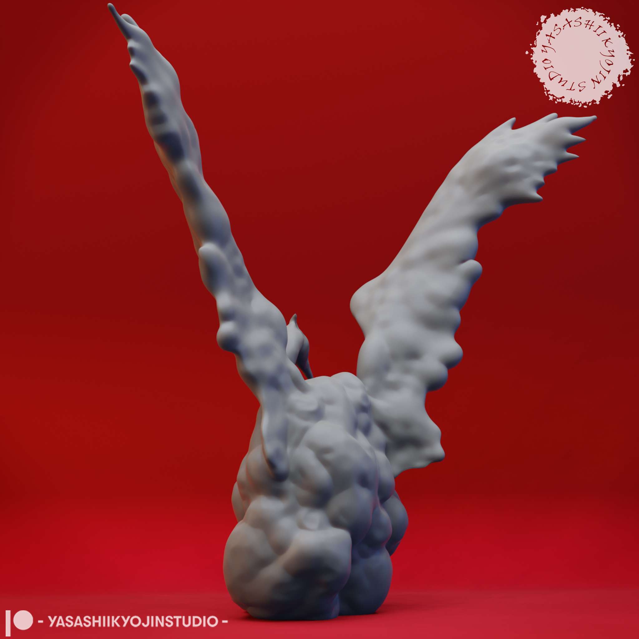 Air Elemental - Miniature (Pre-Supported) | 3D models download ...