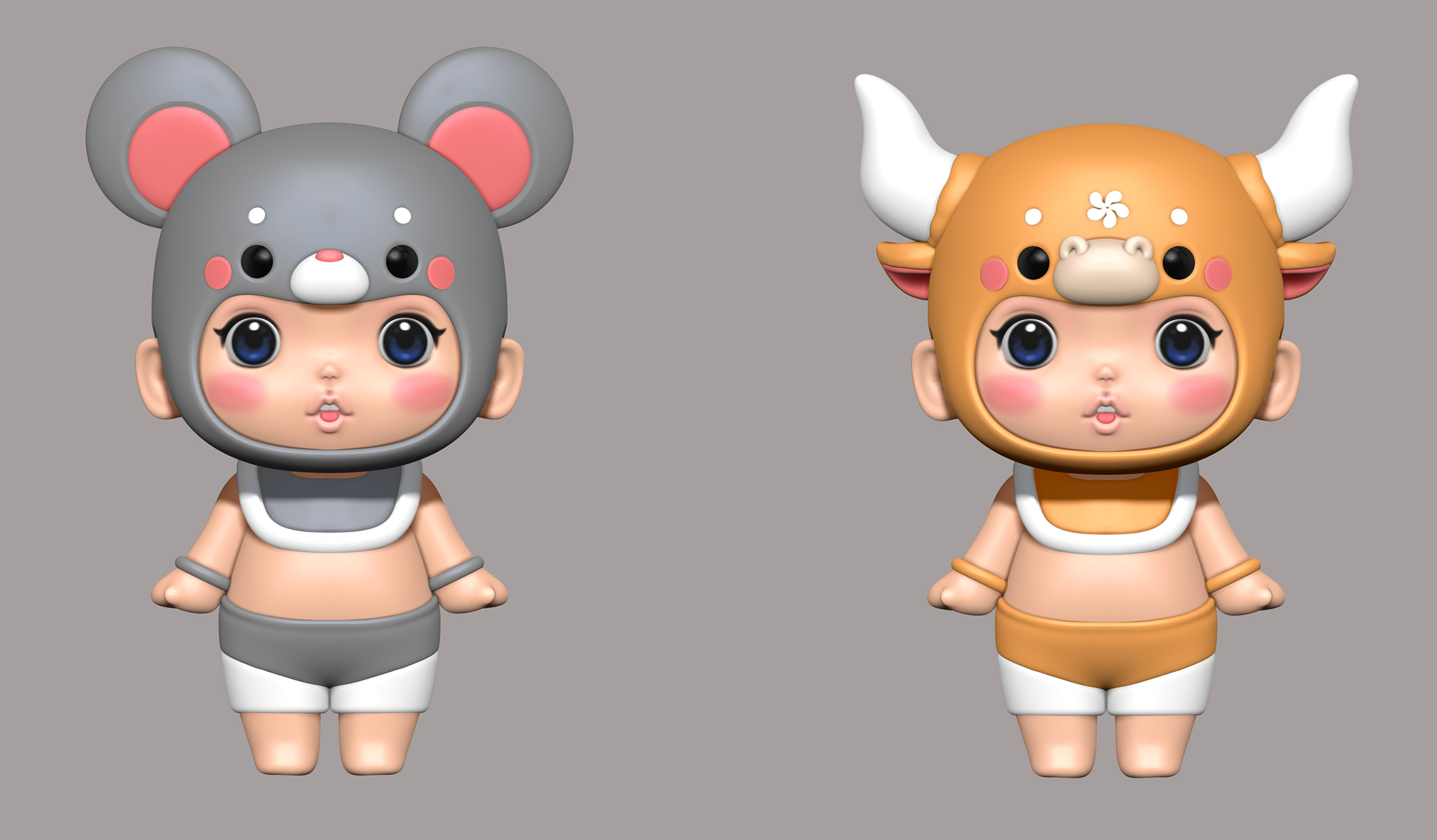 Cartoon Chinese zodiac | 3D models download | Creality Cloud