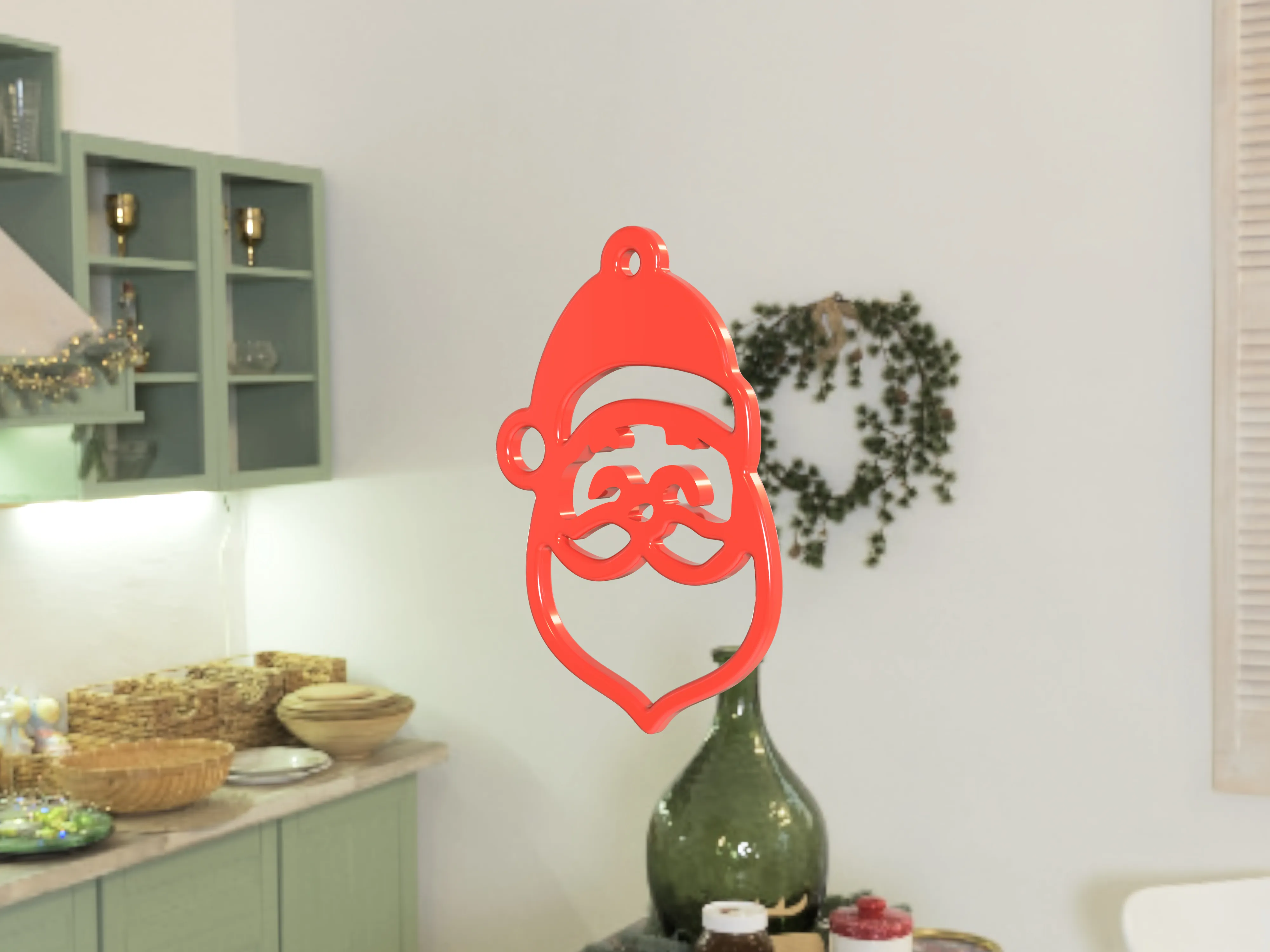 3D Printer Files | 3MF File | Santa keychain | Creality Cloud