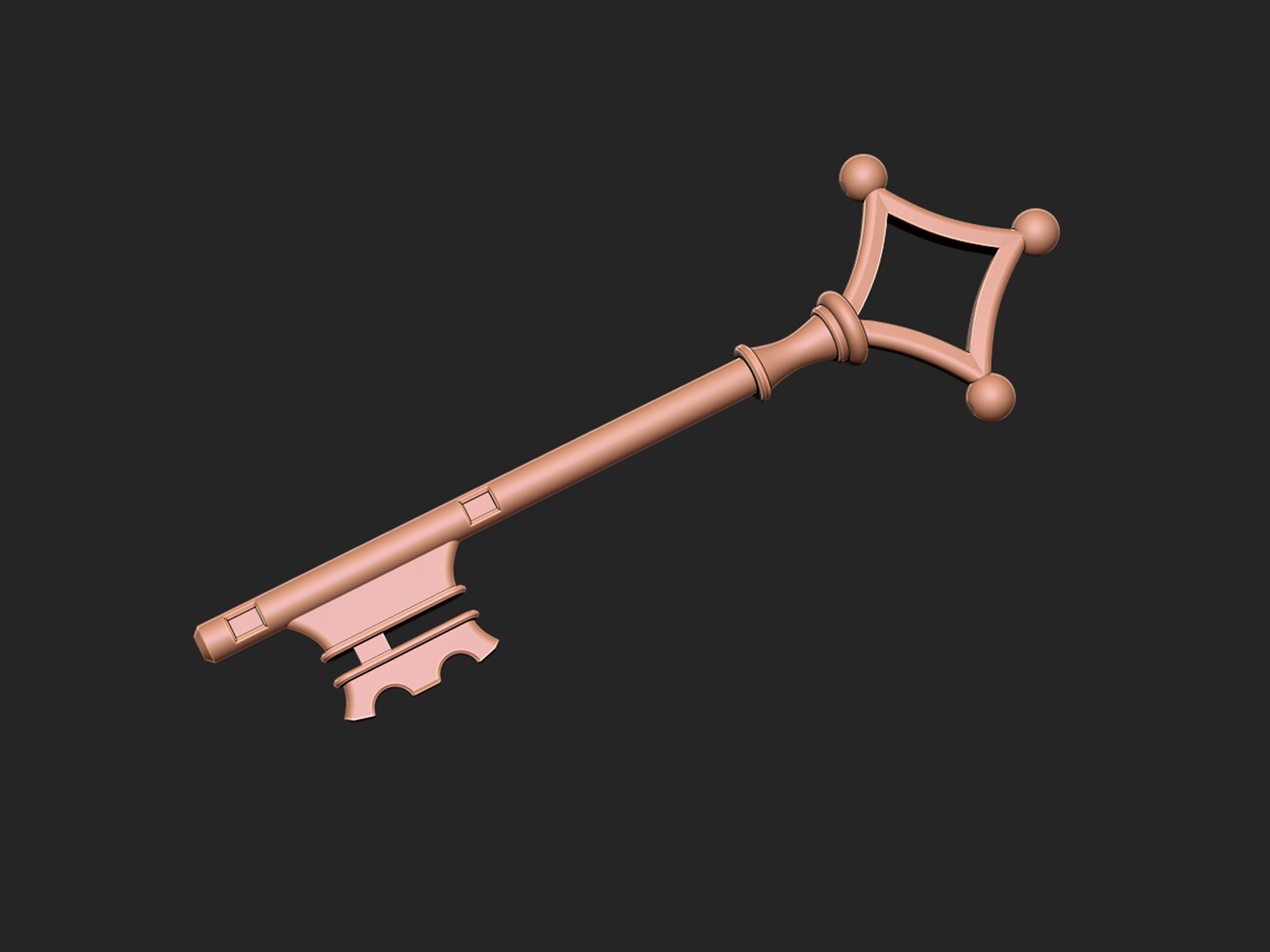 Attack on titan Basement key 3d Print model | 3D models download ...