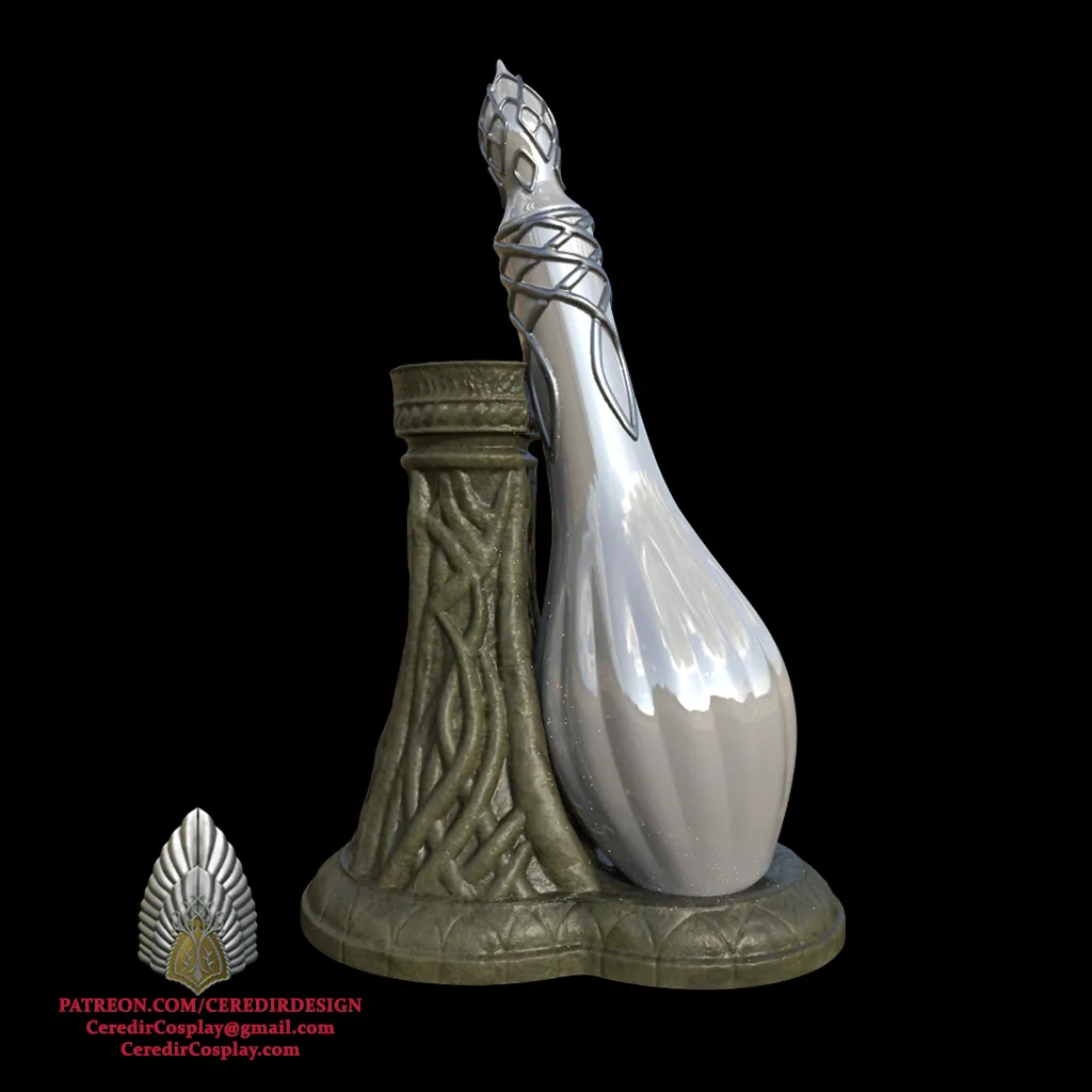 Game Props STL Download - Phial of Galadriel lord of the rings 3D ...