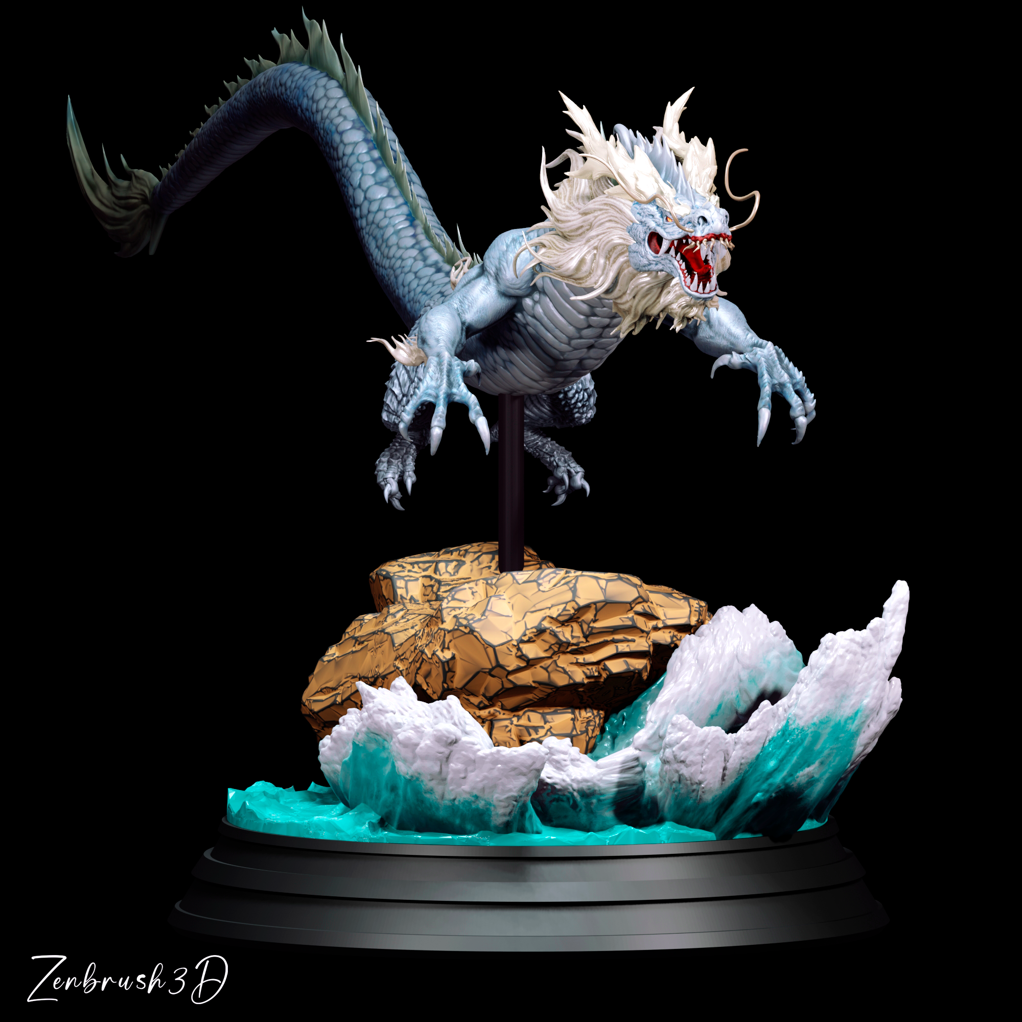 DRAGON CHINESE - SEA DRAGON 3D PRINTABLE | 3D models download ...