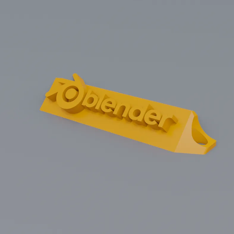 Jewelry & Accessories STL Download - Key chain Blenderby AYHANCELİK