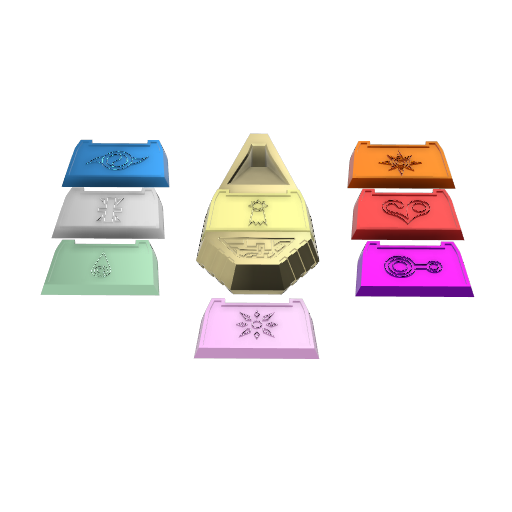 Original Crest's and Tag - Digimon Adventures | 3D models download ...