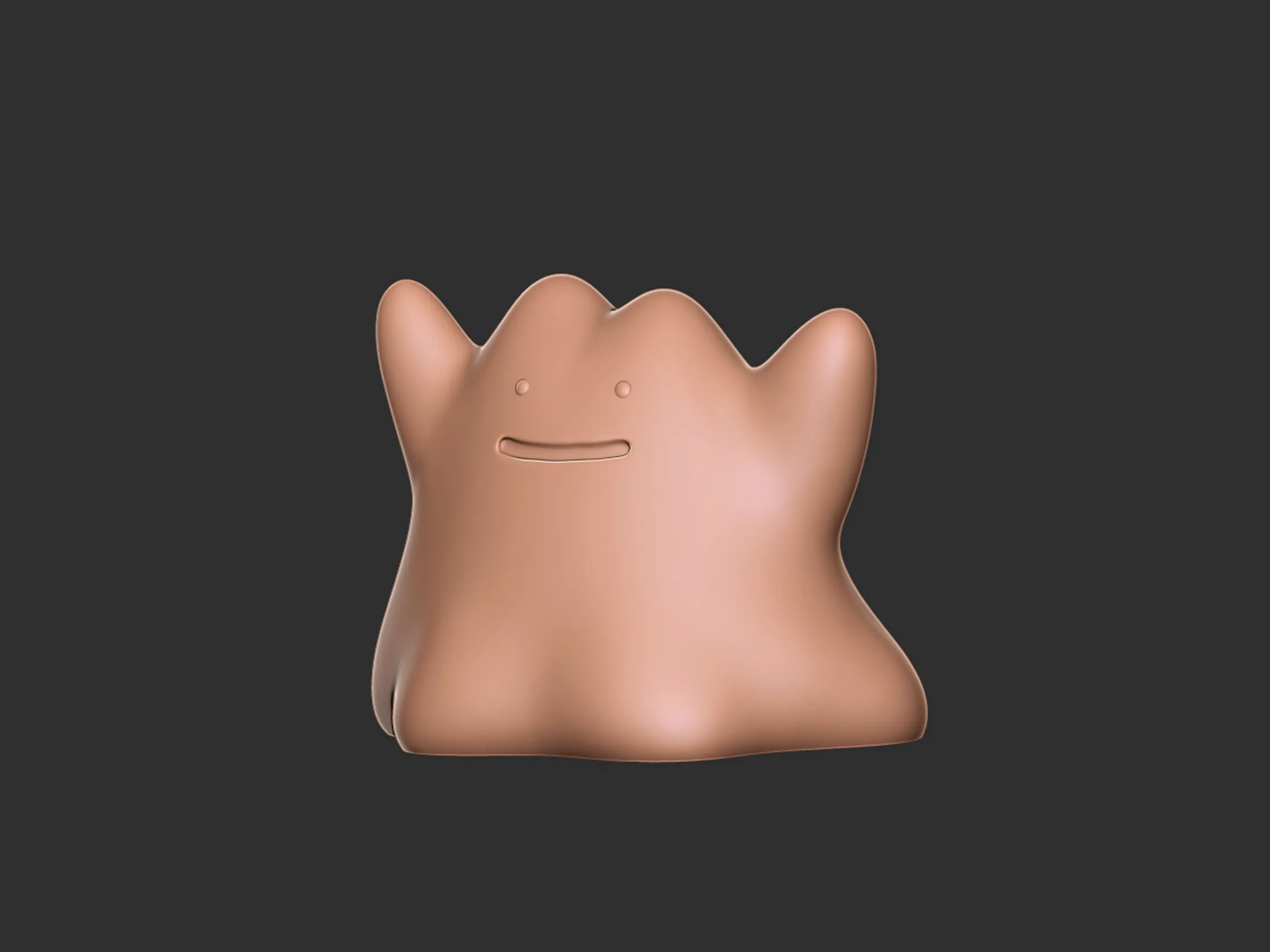 Characters & Creatures STL Download - Ditto pokemon 3d print modelby ...