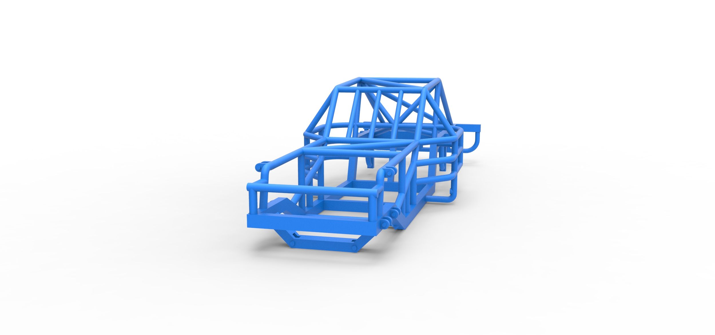 Frame of Outlaw Figure 8 Modified stock car 1:25 | 3D models download ...