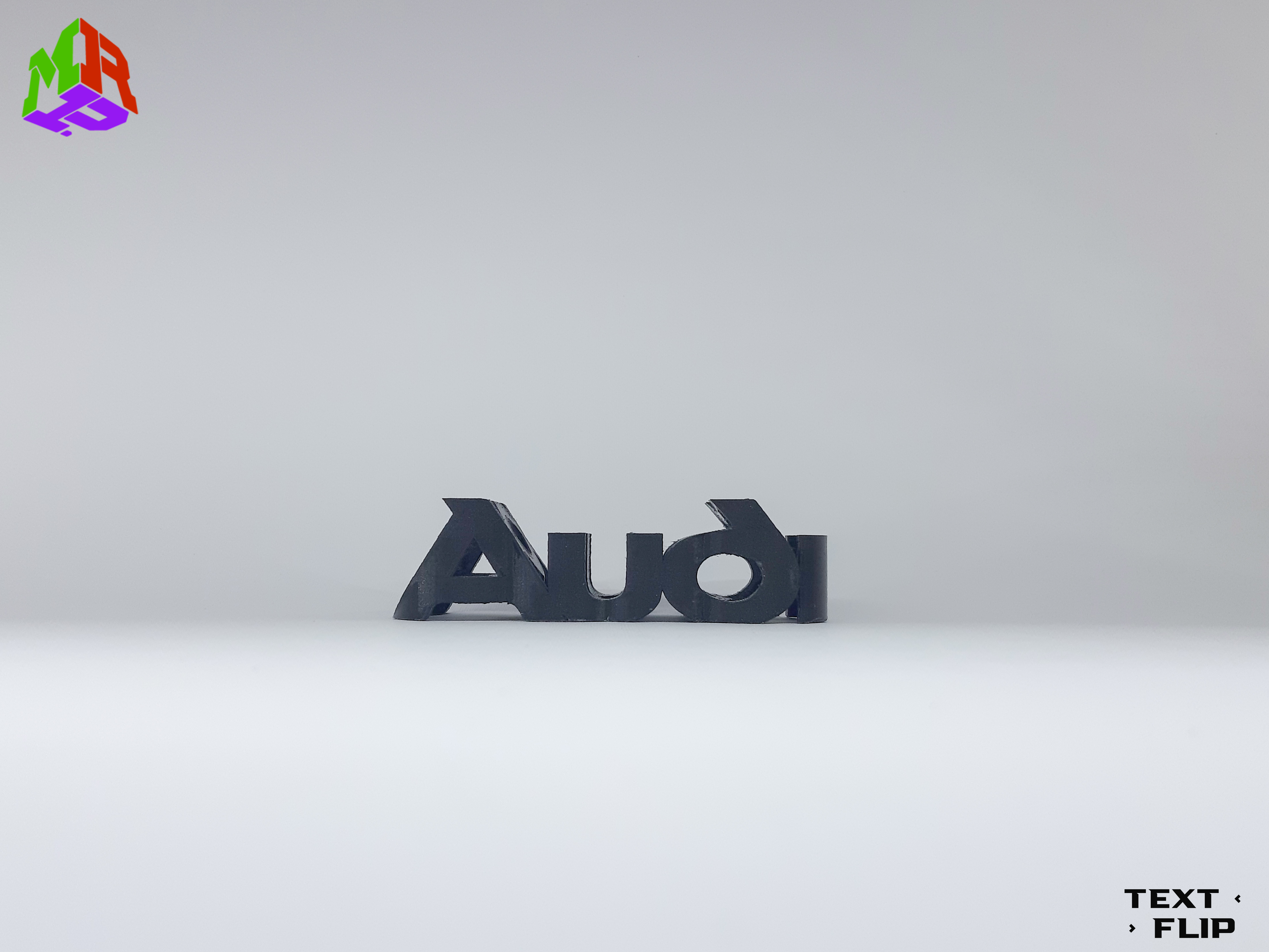 Text Flip - Audi | 3D models download | Creality Cloud
