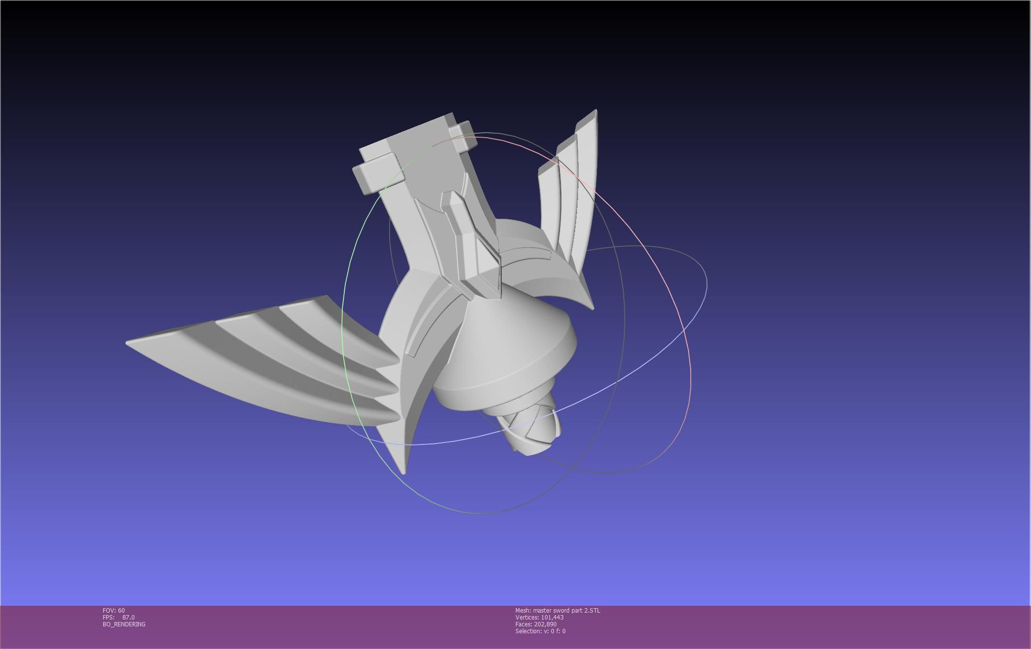 Zelda Master Sword Printable Assembly | 3D models download | Creality Cloud