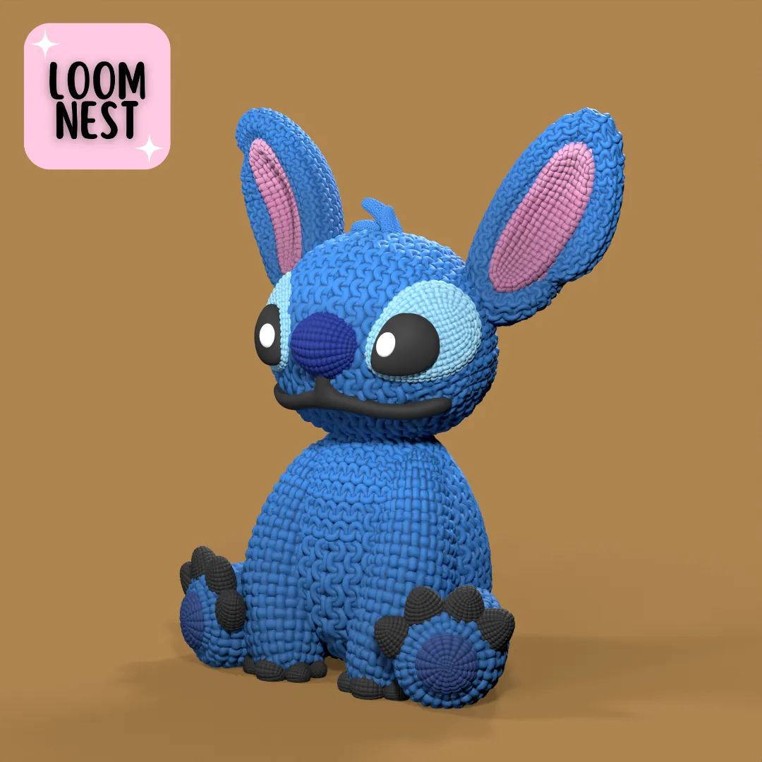 Characters & Creatures STL Download - STITCH KNITTED - CROCHET - 3MF ...