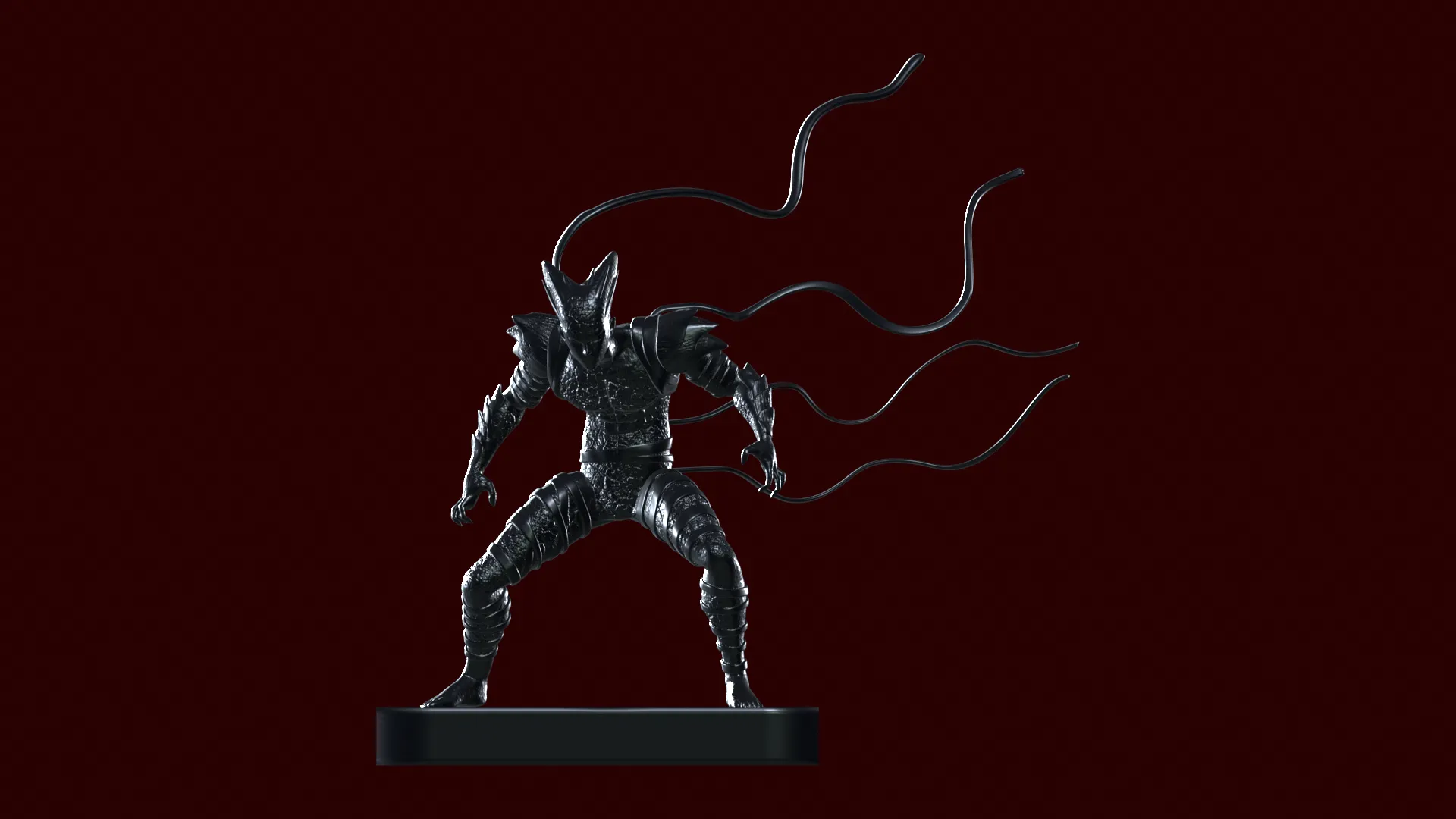 Characters & Creatures STL Download - GAROU - one punch man - 3d ...