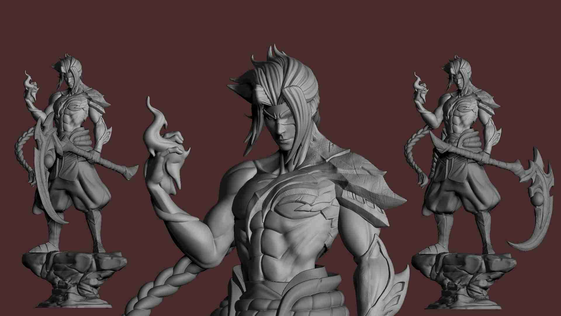 Kayn League of Legends Fan Art For 3d Print | 3D models download ...