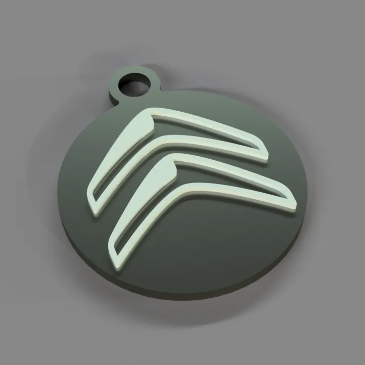 Citroen Keychain 3D Model | 3D models download | Creality Cloud
