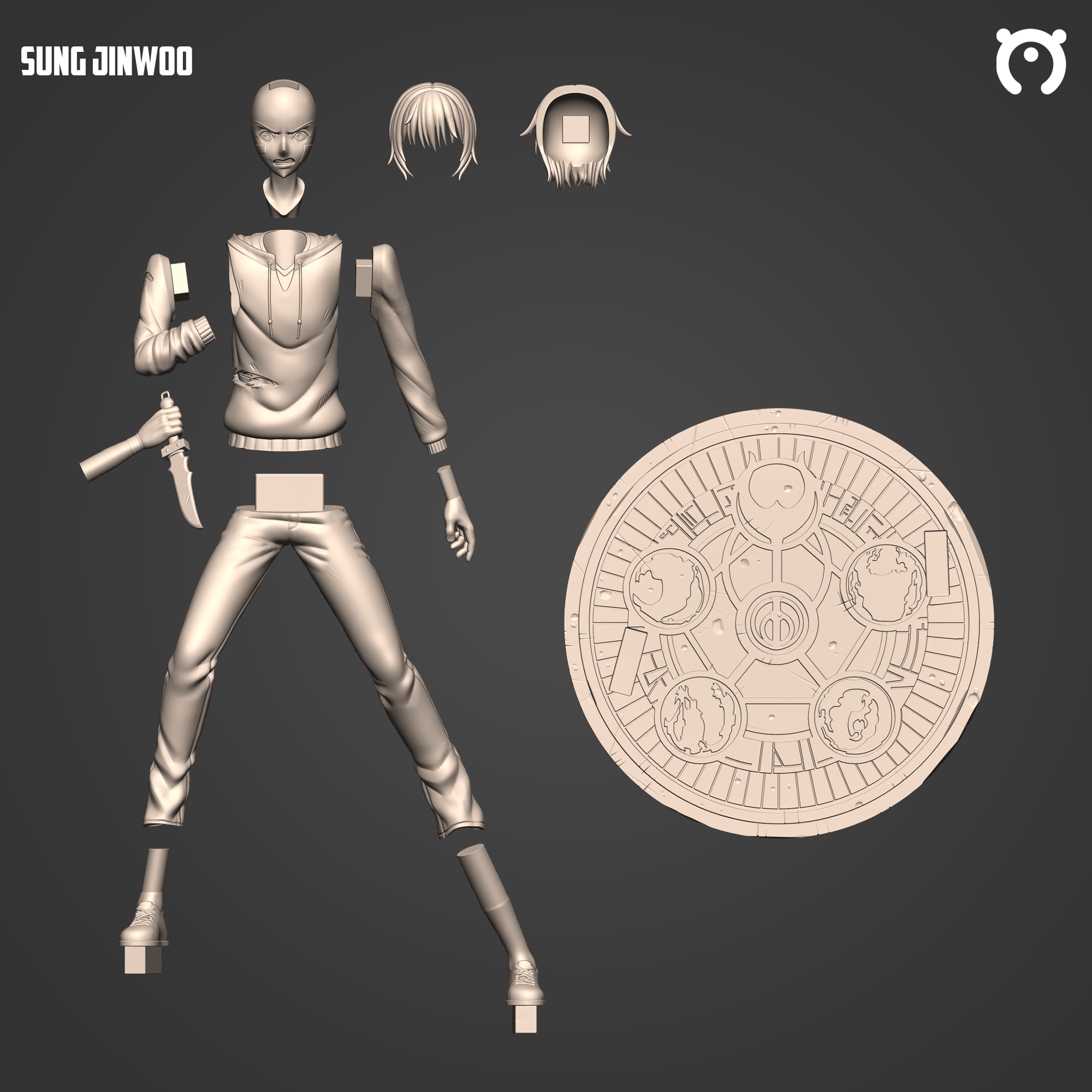 Sung Jinwoo - Solo Leveling | 3D models download | Creality Cloud
