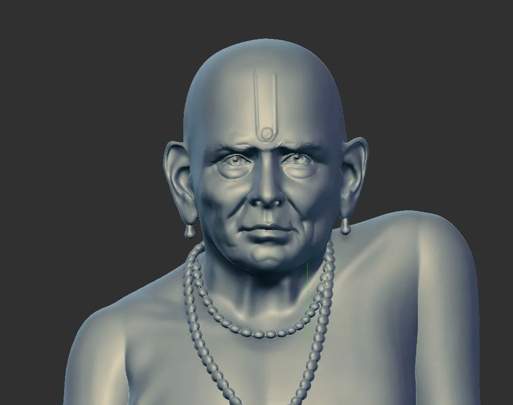 Sculptures & Artworks STL Download - Swami Samarth Maharajby KeshtoArt