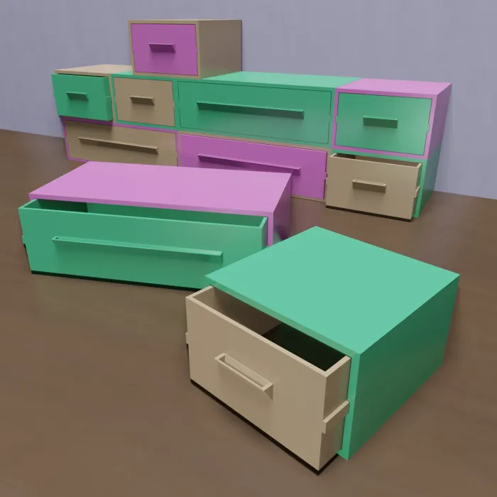 Organizer Box drawer | 3D models download | Creality Cloud