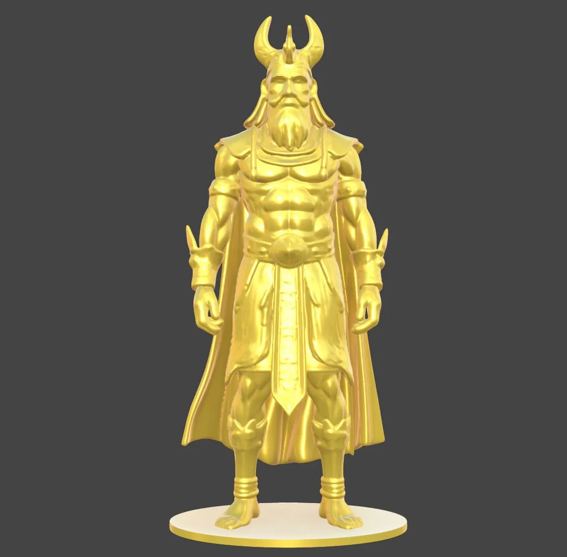 gratuita Sculptures & Artworks STL Descarga - Warrior God - Edna Lab