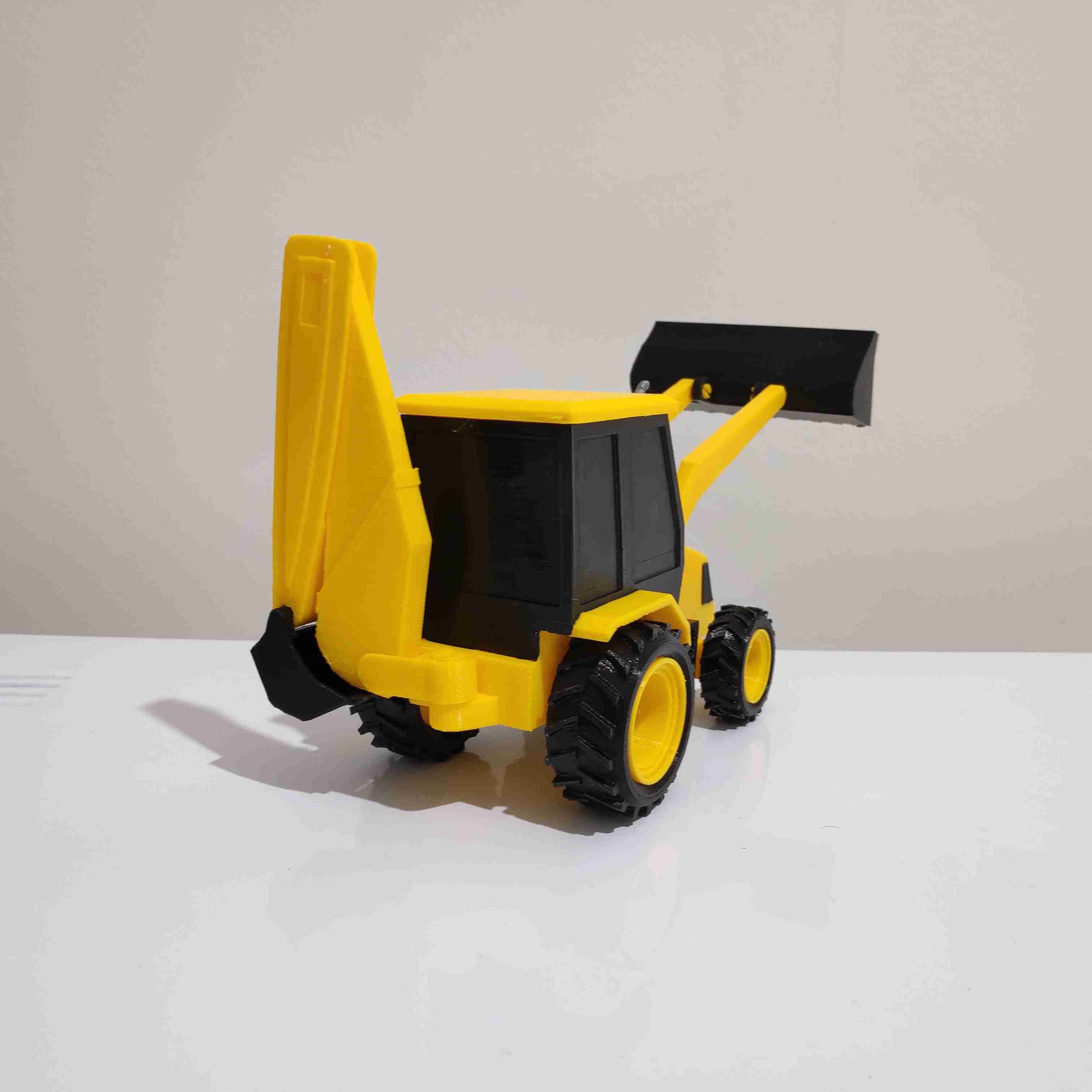 BACKHOE LOADER | 3D models download | Creality Cloud
