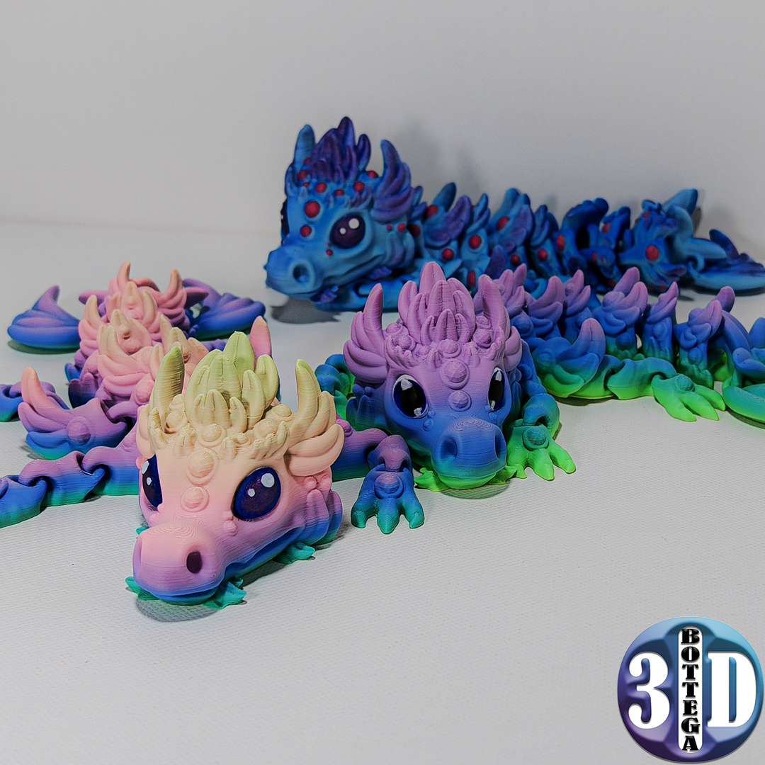 Yuari, baby magical dragon, articulated | 3D models download | Creality Cloud