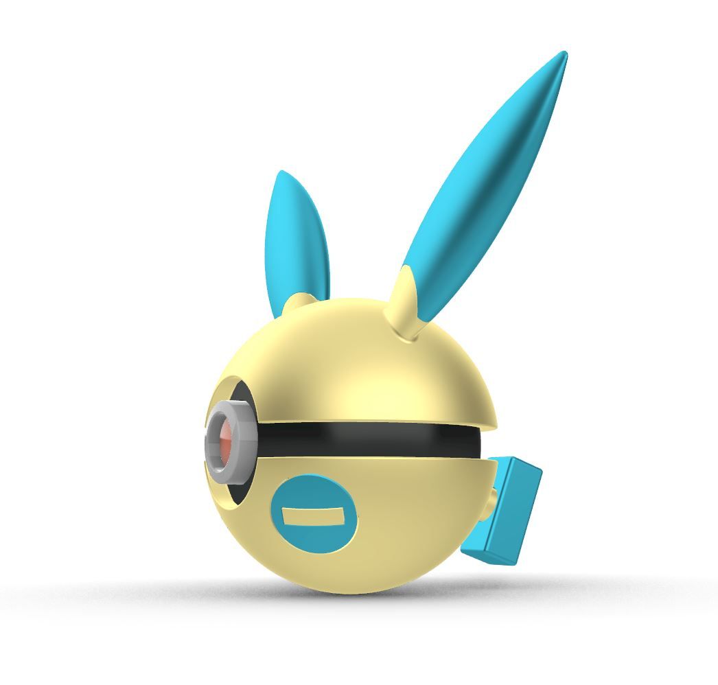 Pokeball 312 Minun | 3D models download | Creality Cloud