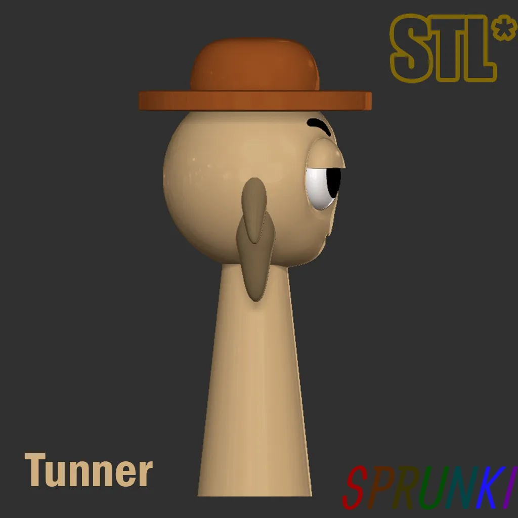 Characters & Creatures STL Download - Sprunki Incredibox Tunner STL 3D ...