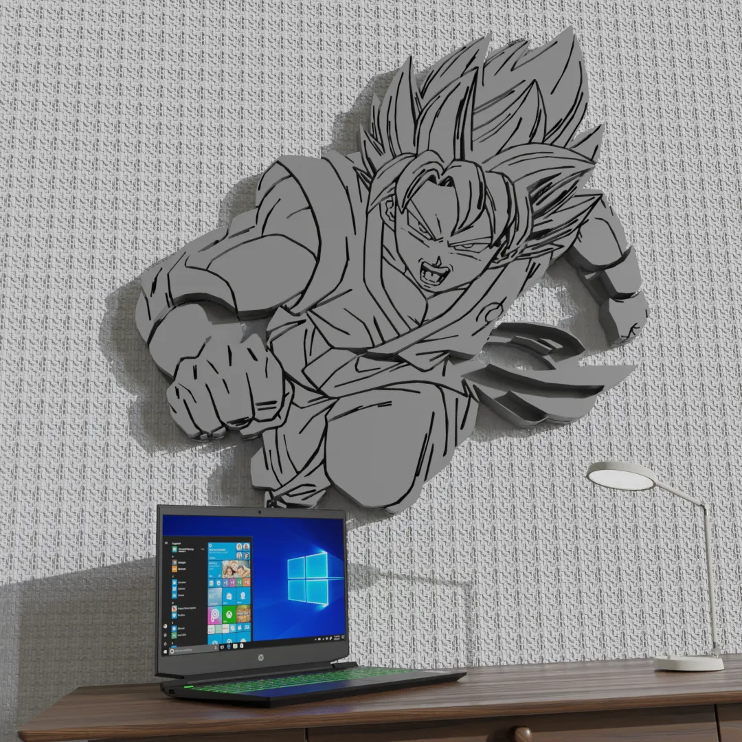 DRAGONBALL - GOKU HEROPLATE | 3D models download | Creality Cloud