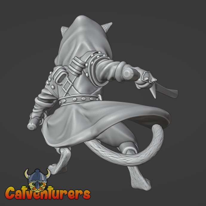 Nyx Moonshade - Assassin Cat | 3D models download | Creality Cloud