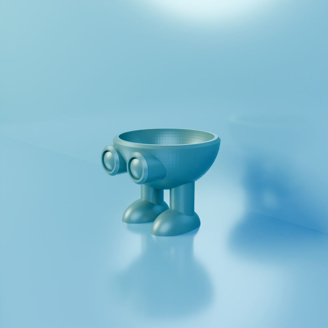 Robot egg holder "eggdgar" | 3D models download | Creality Cloud