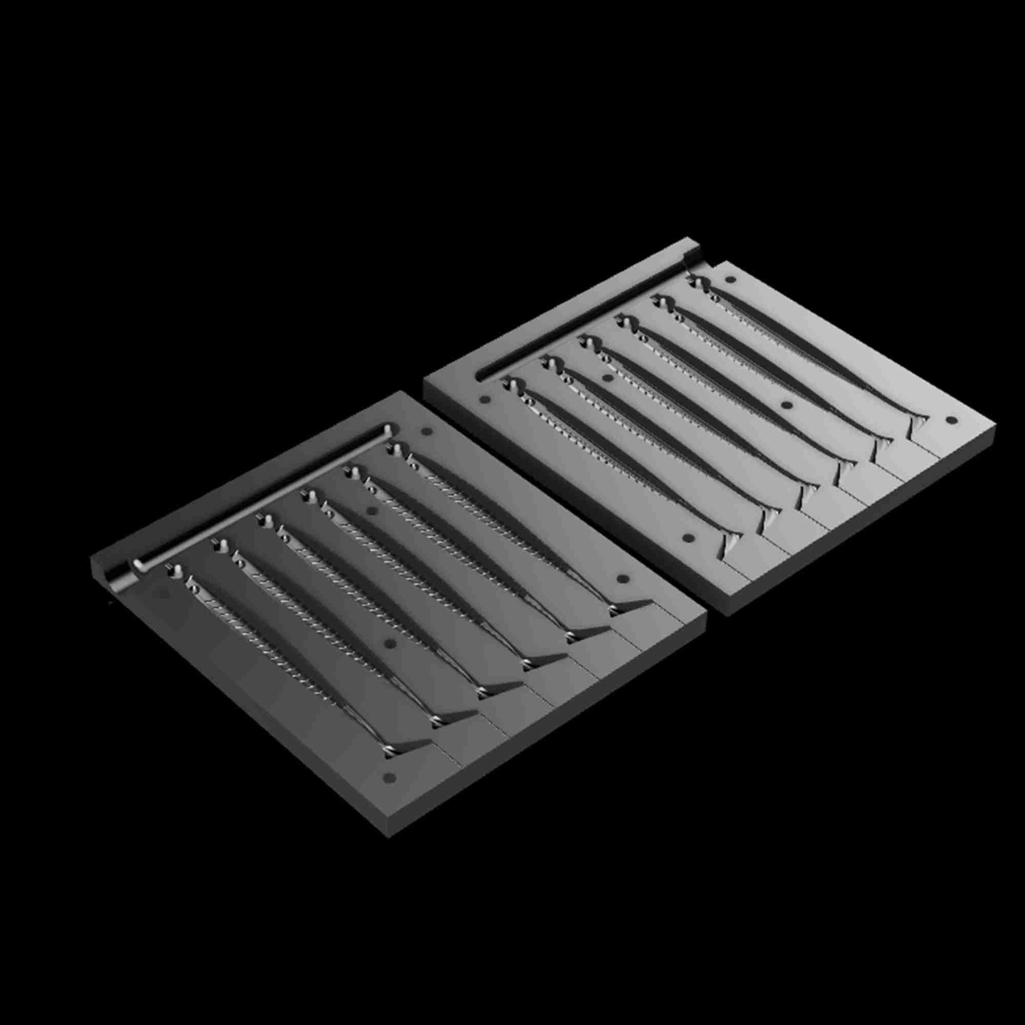 MOLD SWIMMER 127 MM.STL, STEP FILE FOR CNC AND 3D PRINT | 3D models ...