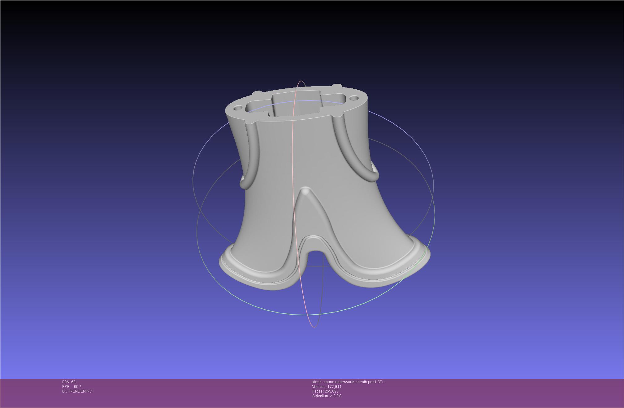 Sword Art Online Alicization Asuna Underworld Sword Sheath | 3D models ...