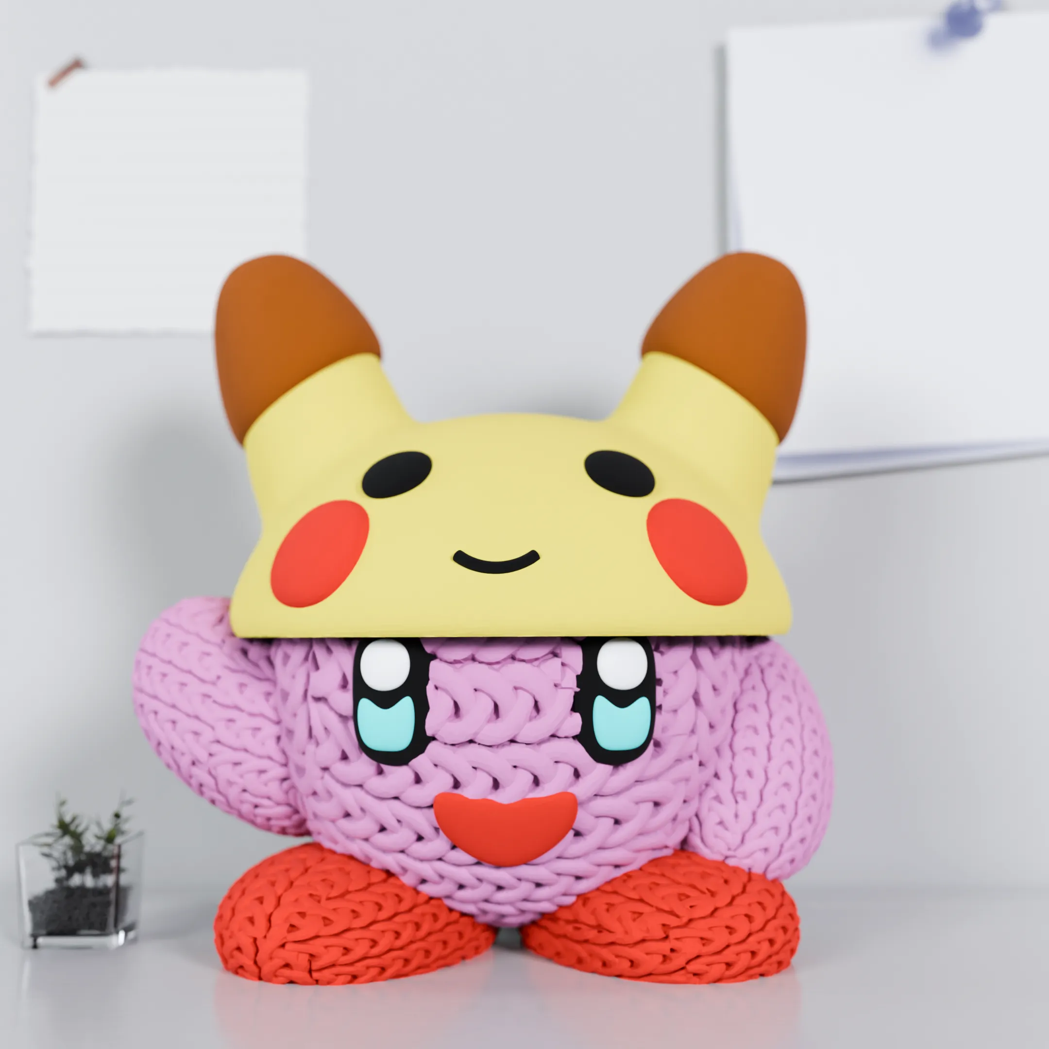 3D Printer Files | 3MF File | Knitted Kirby In Poke Style (cute ...