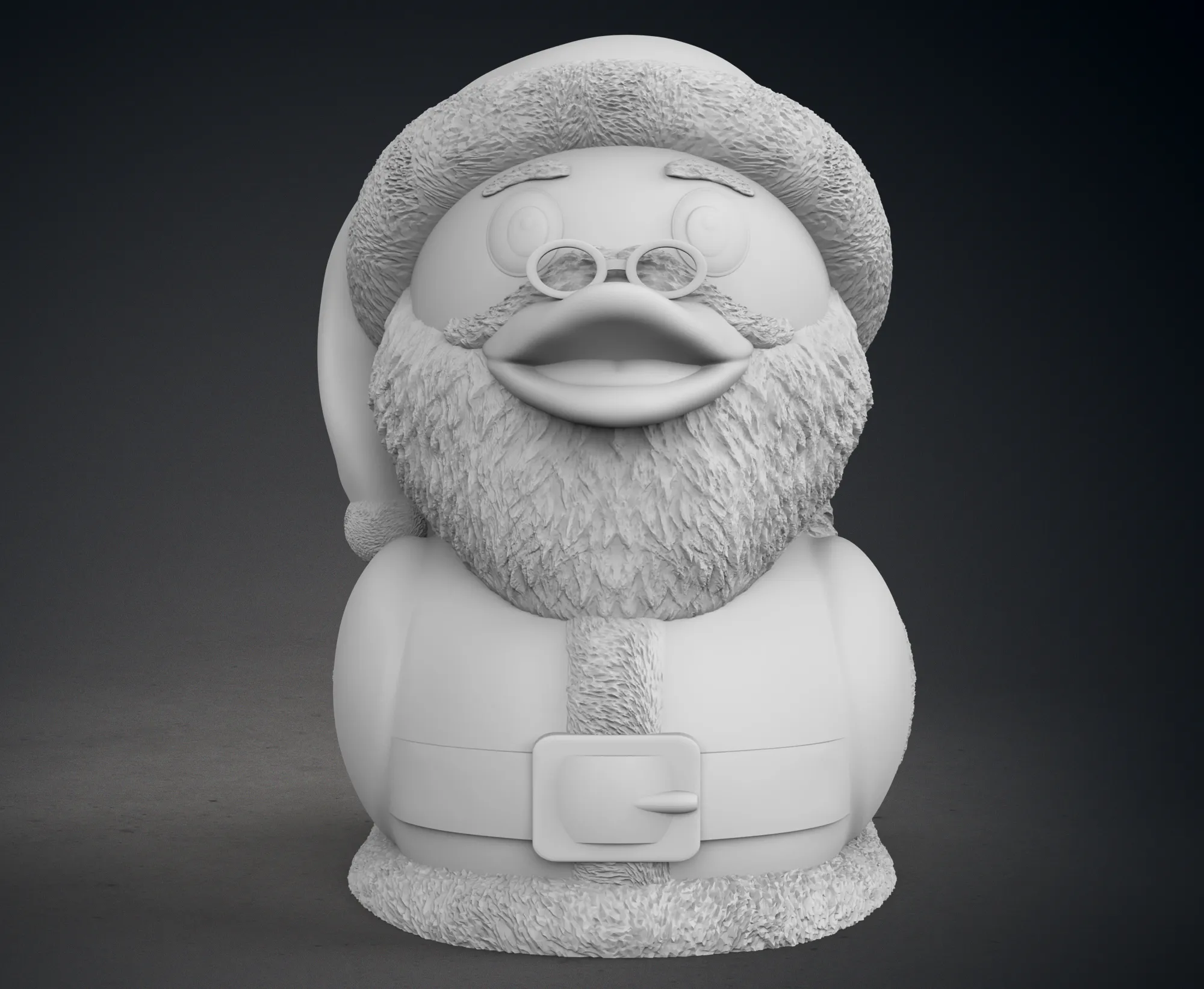 Cute Santa Claus Rubber Duck | 3D models download | Creality Cloud