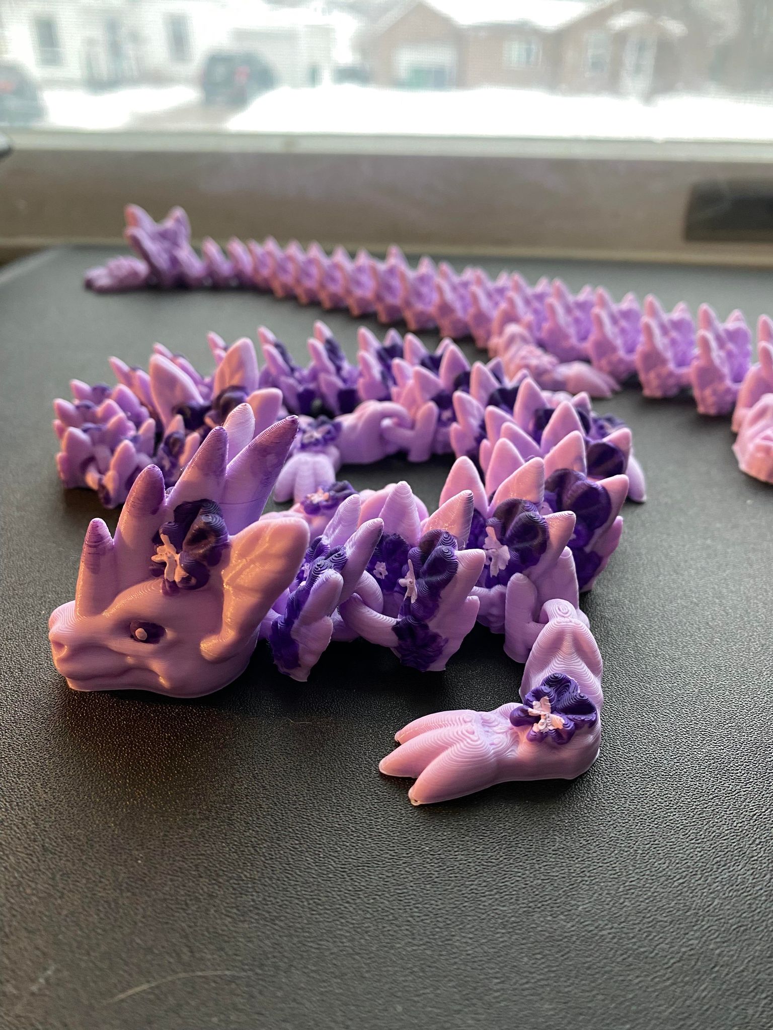 Flexible Violet Dragon | 3D models download | Creality Cloud