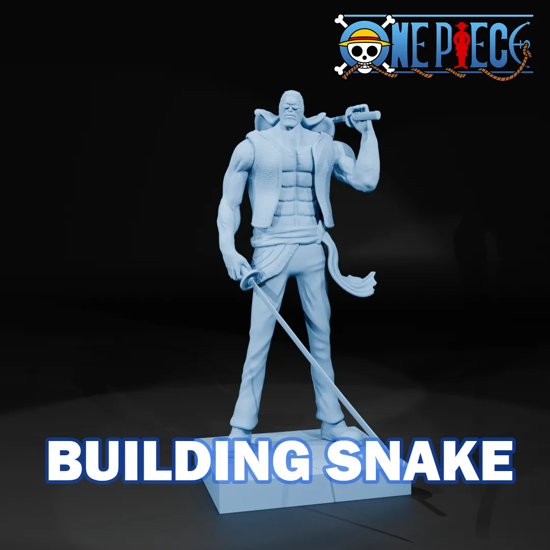 Characters & Creatures STL Download - BUILDING SNAKE - TEAM SHANK - ONE ...