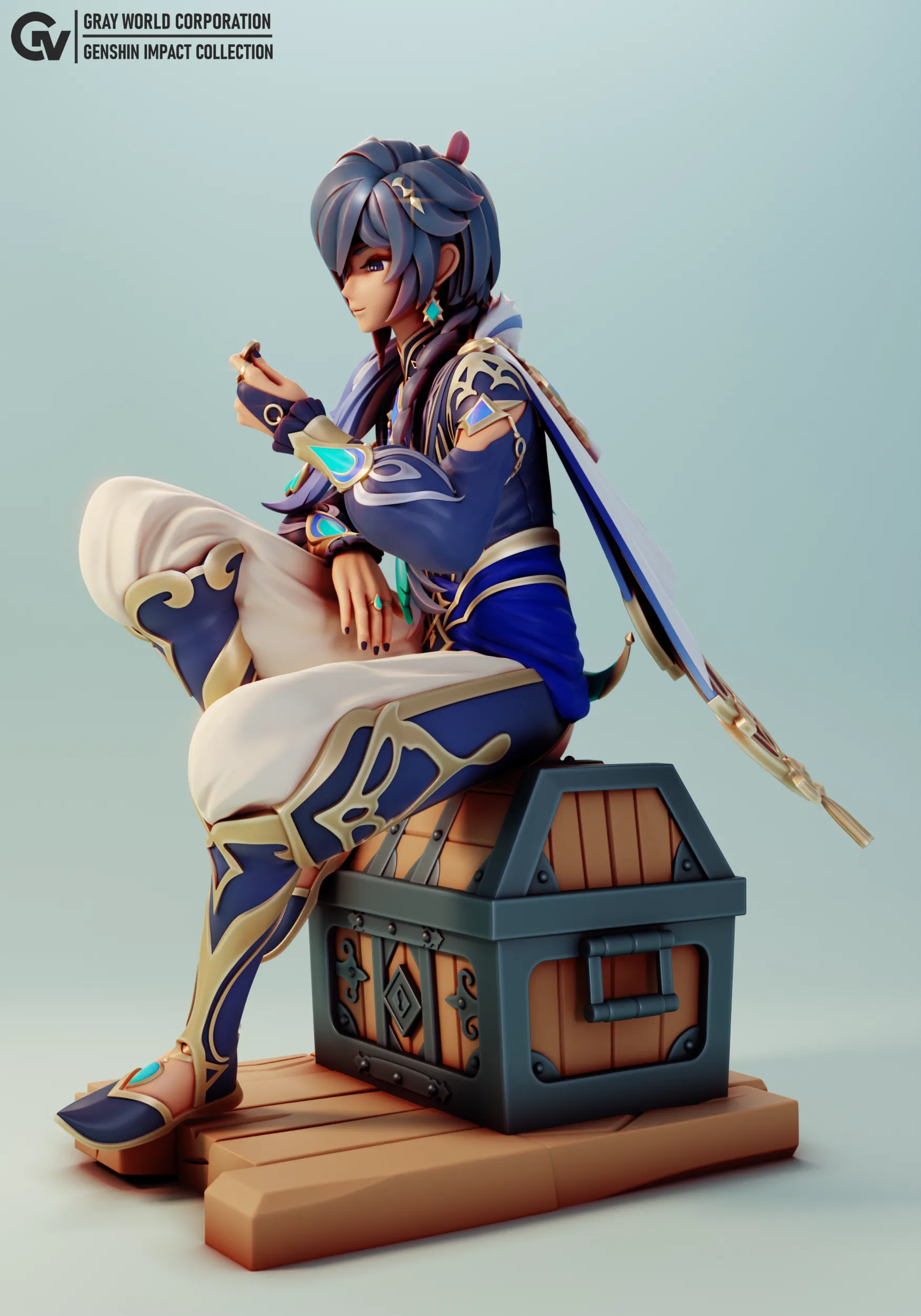 Kaeya "Sailwind Shadow" | Genshin Impact | 3D models download | Creality Cloud