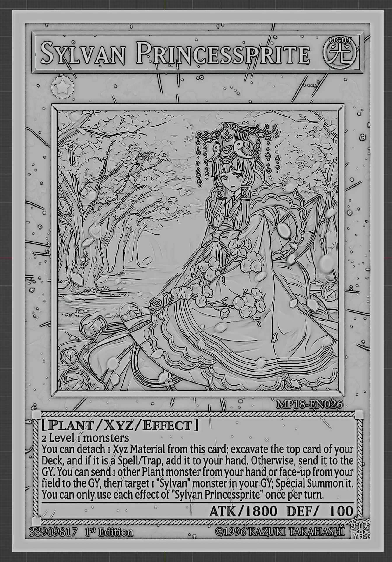 Other STL Download - Sylvan Princessprite - yu-gi-oh!by Wsonuchiha3D