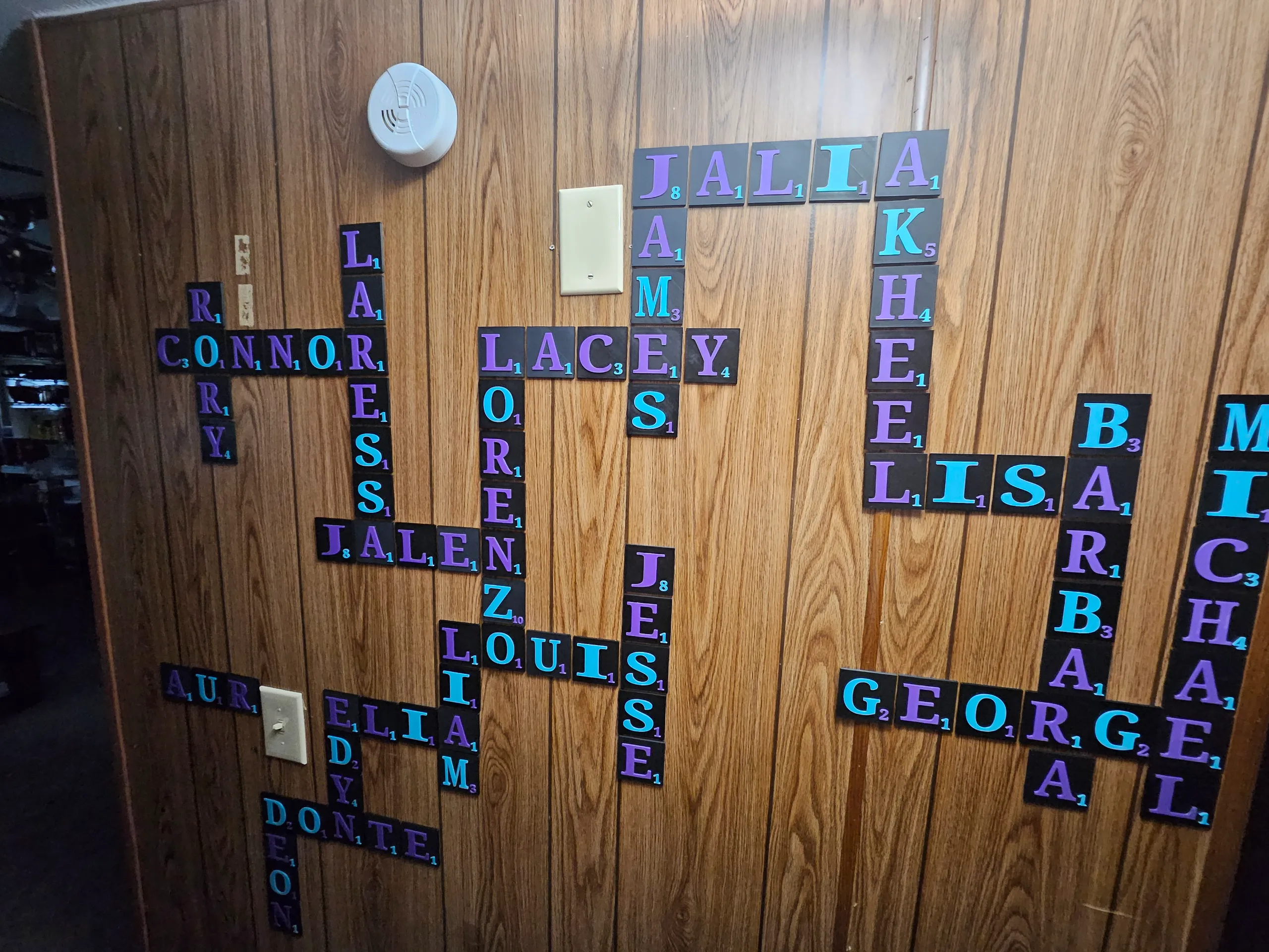 Check out my latest 3D print! 🎉 I created this custom Scrabble Wall ...