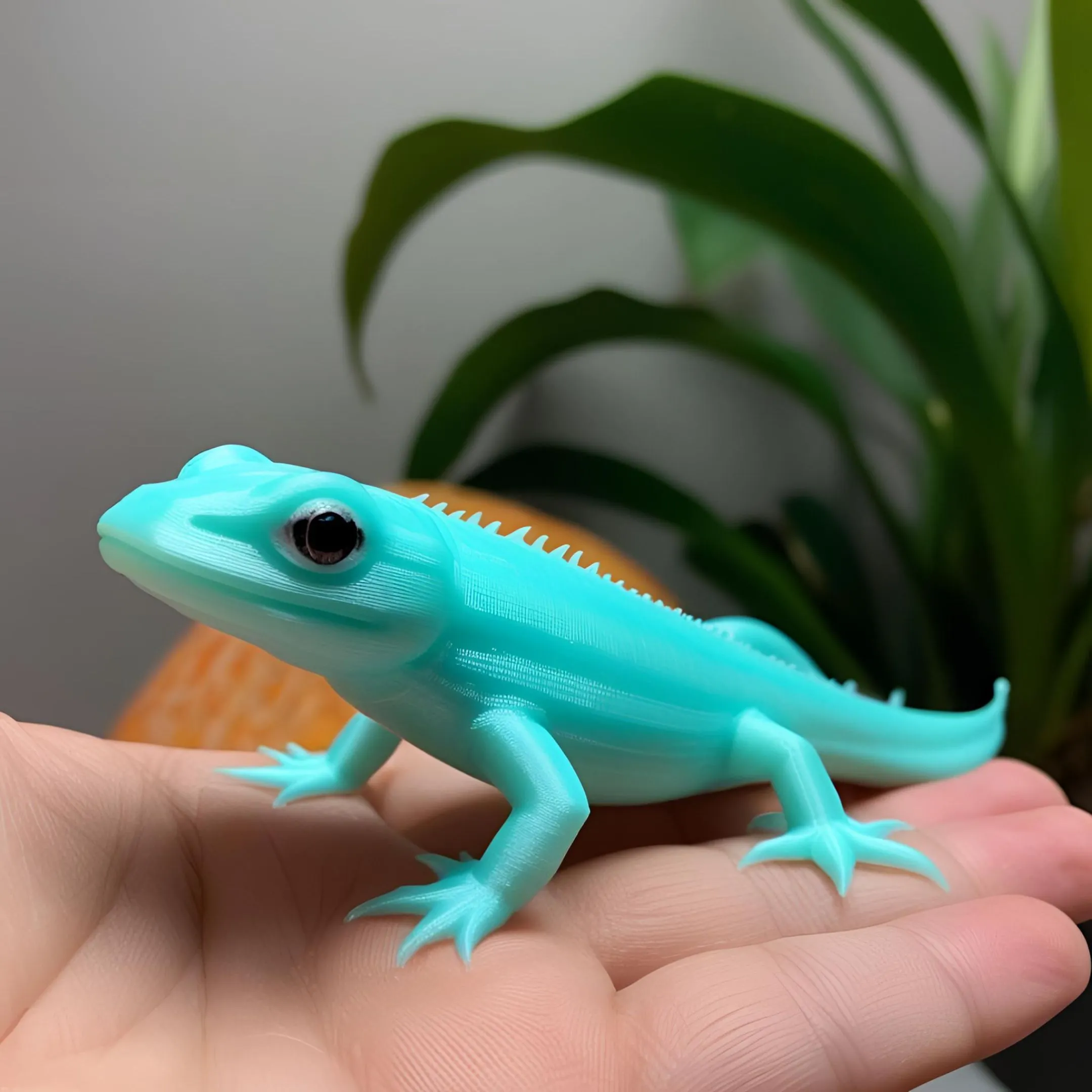 Sculptures & Artworks STL Download - Fantasy Lizard – Gecko-Dragon ...