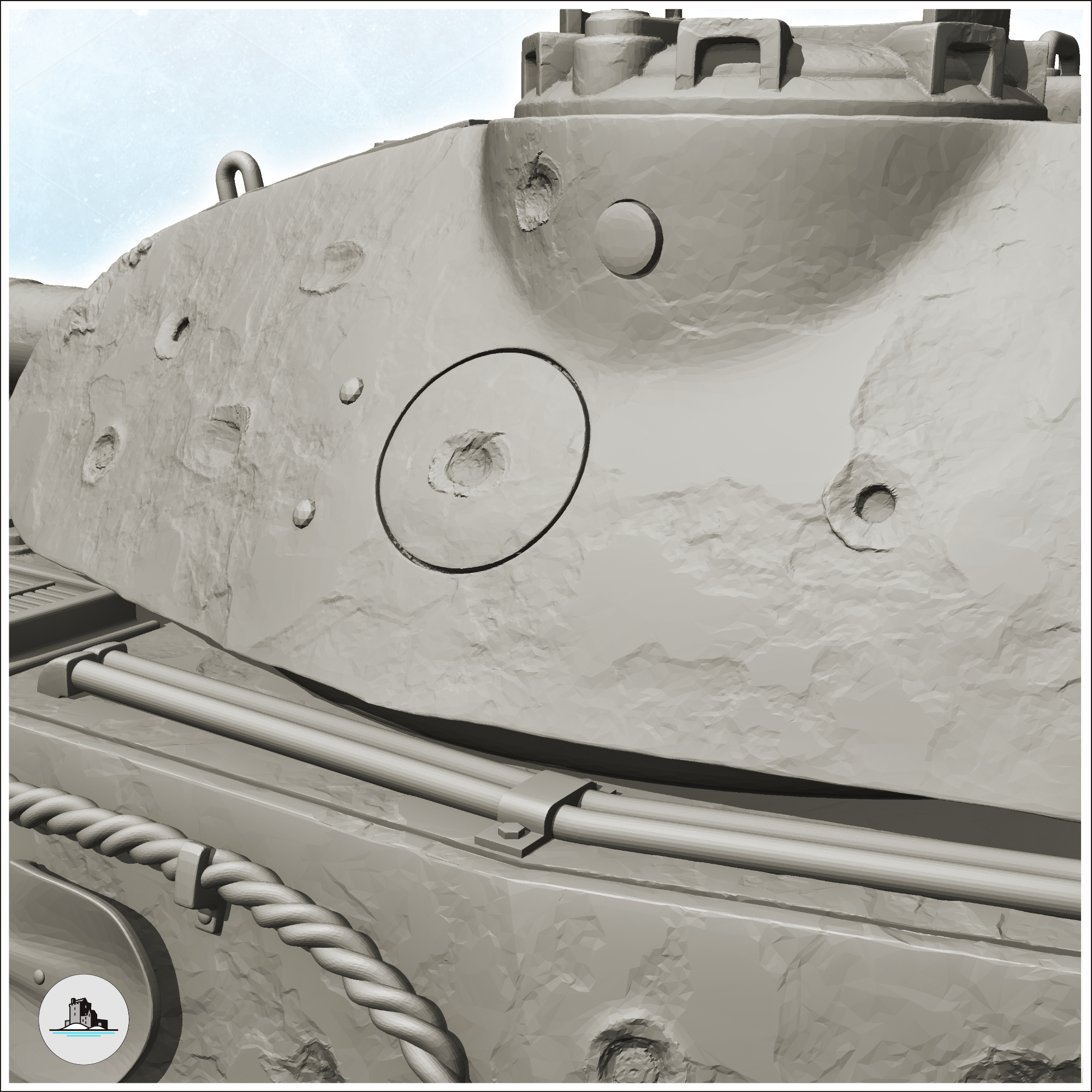 Panzer VI Tiger II VK 45.02 (P) - WW2 Flames war Bolt Action | 3D ...