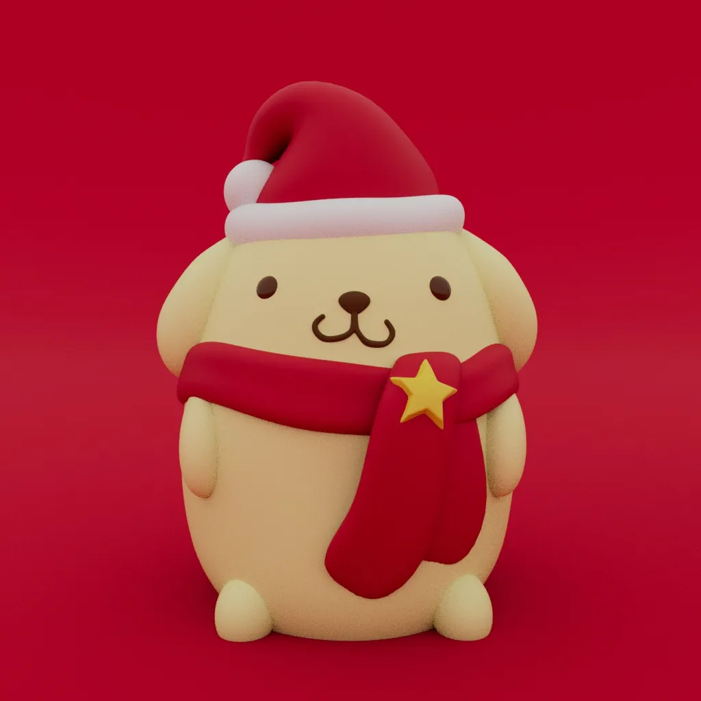 Christmas Special - Pompompurin 02 | 3D models download | Creality Cloud